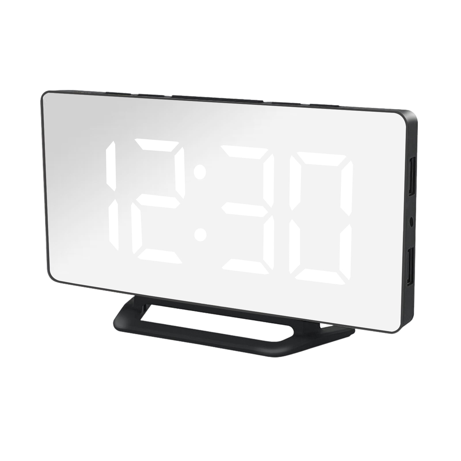 Warkul LED Alarm Clock Digital Display Clear Numbers Adjustable ...