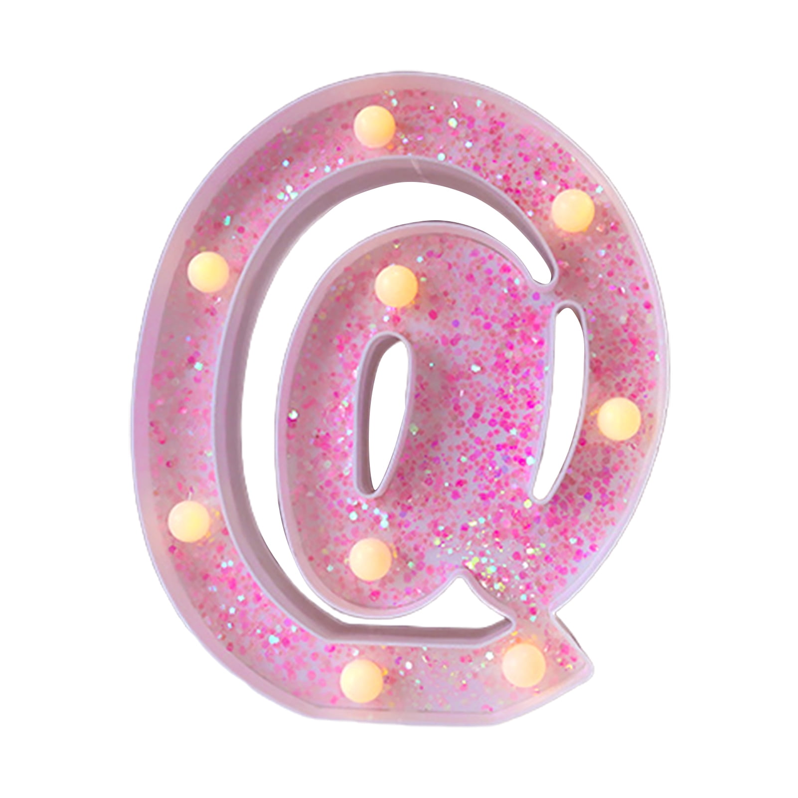 Warkul LED Digital Numbers Sign Night Light - Battery Powered Warm ...