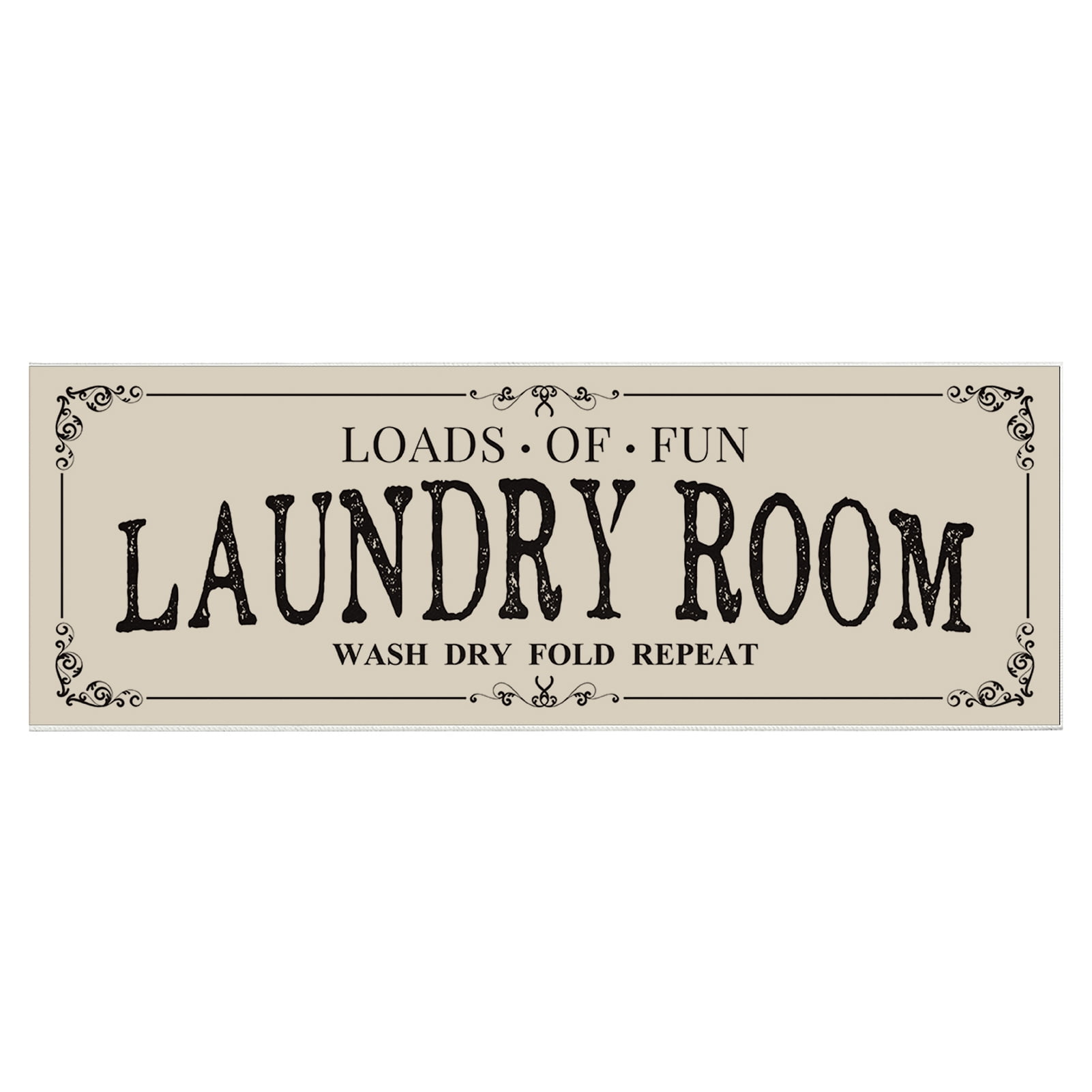Warkul Laundry Room Rug Runner Non-slip Backing Super Soft Water ...