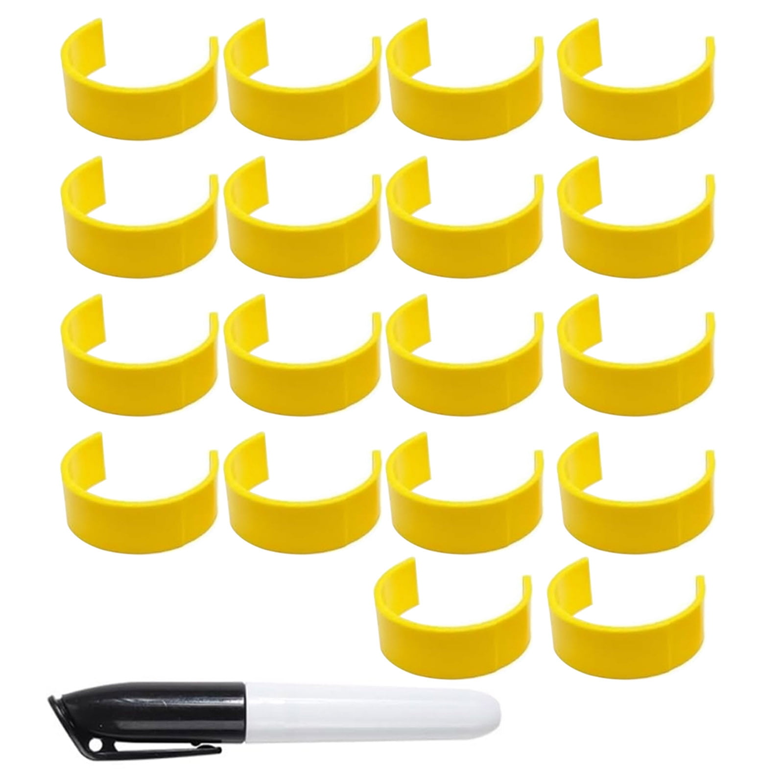 Warkul Medicine Bottle Label Clips Reusable Pill Bottles Clips Set ...