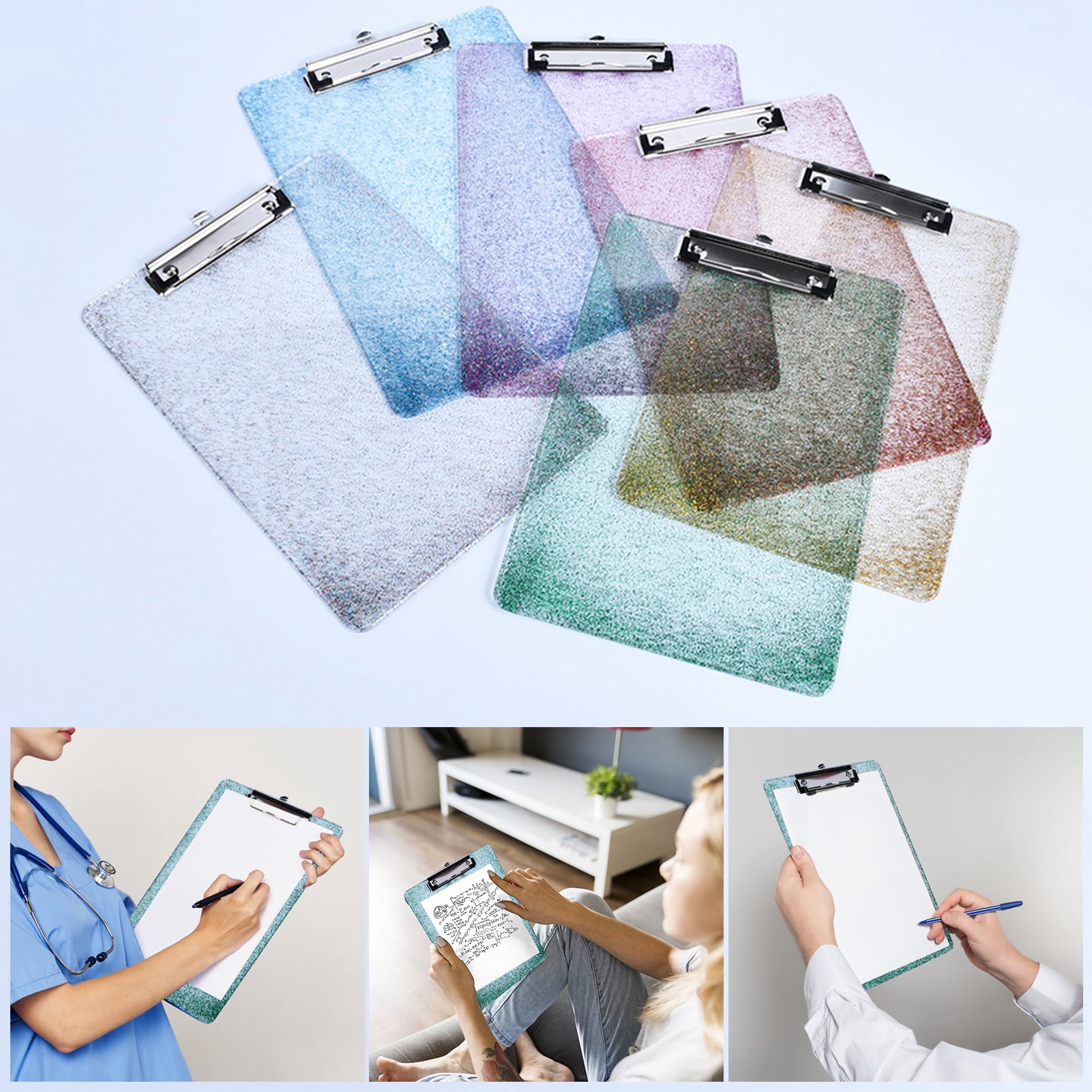 Warkul Menu Holder - A4 File Folder Hanging Board Paper Clipboard ...