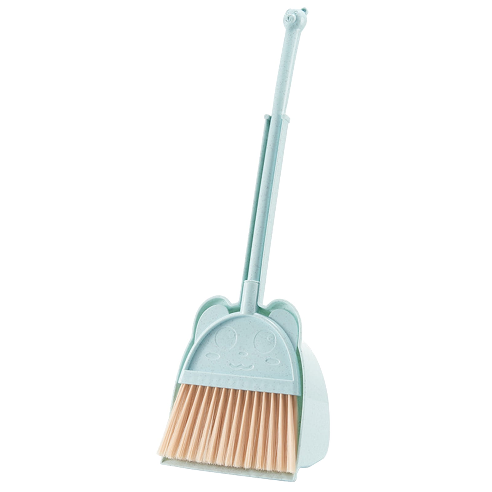 Warkul Mini Children Broom Dustpan Cartoon Flexible Bristles Little ...