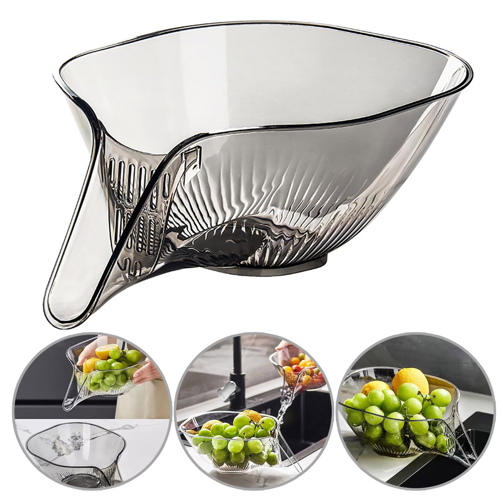 Warkul Multi-functional Drain Basket, Drainage Basket Funnel, Kitchen ...