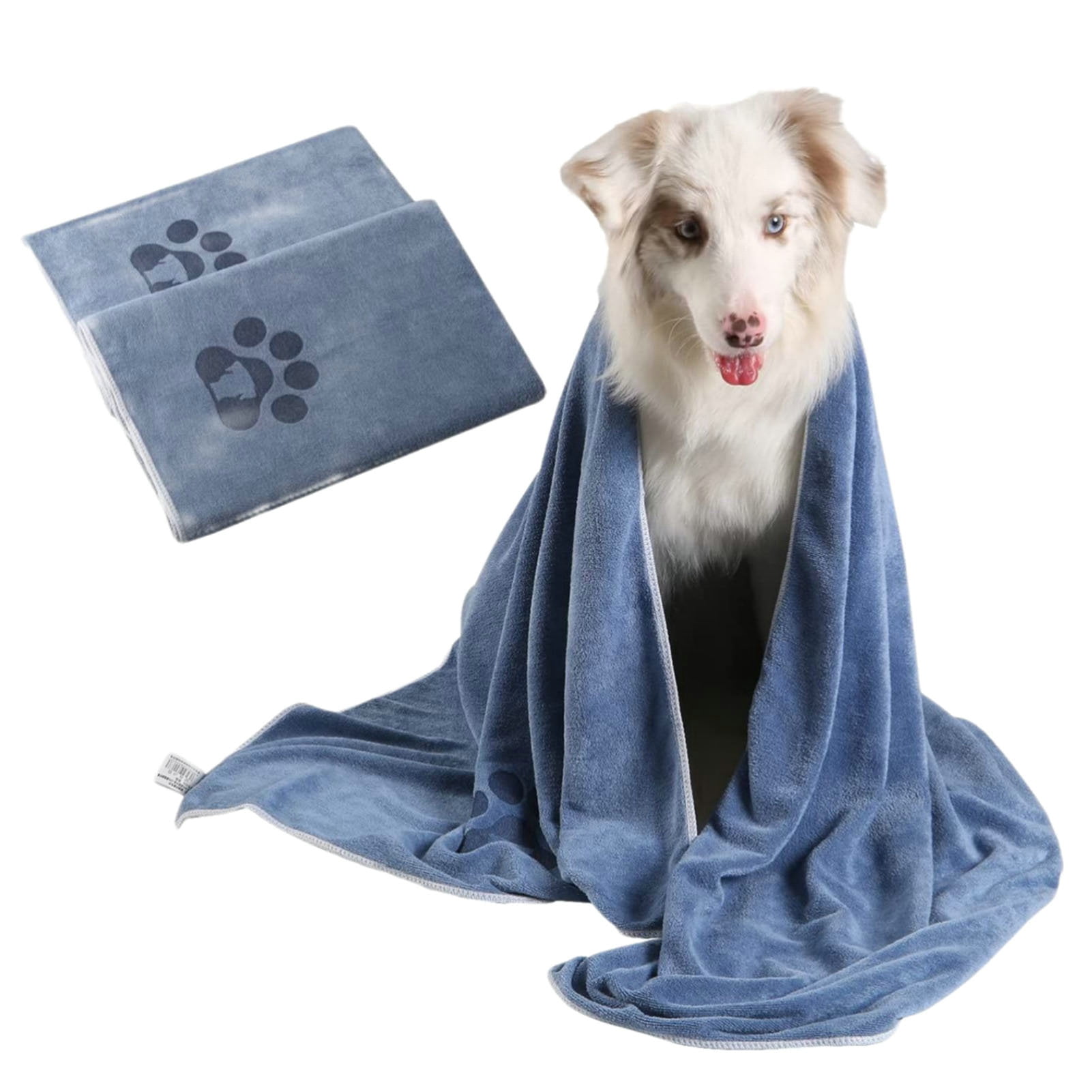 Warkul Pet Towel Long-lasting Super Absorbent Dogs Cats Towel Quick ...