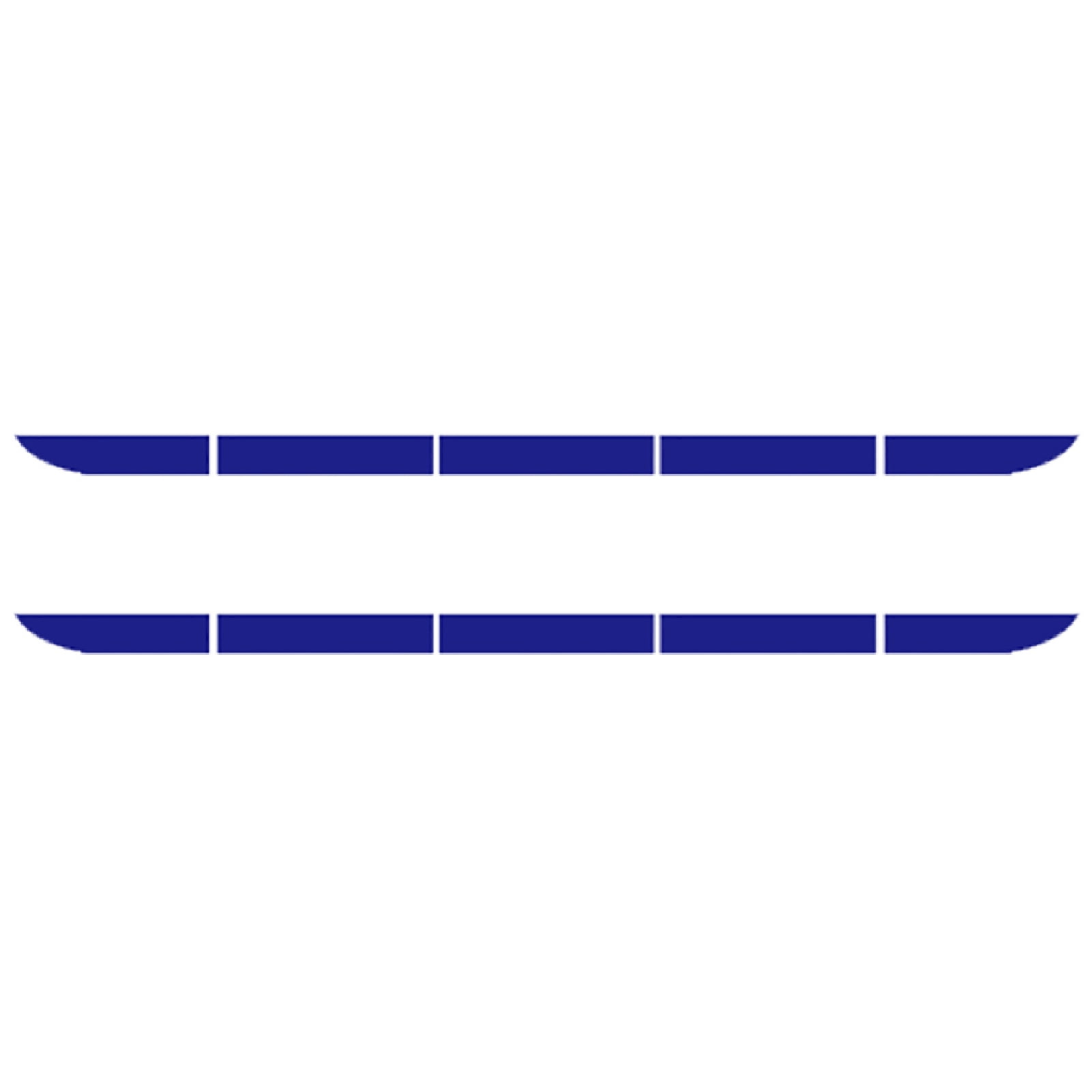Warkul Reflective Large Stripes Car Stickers - 2Pcs Rear Trunk Fender ...