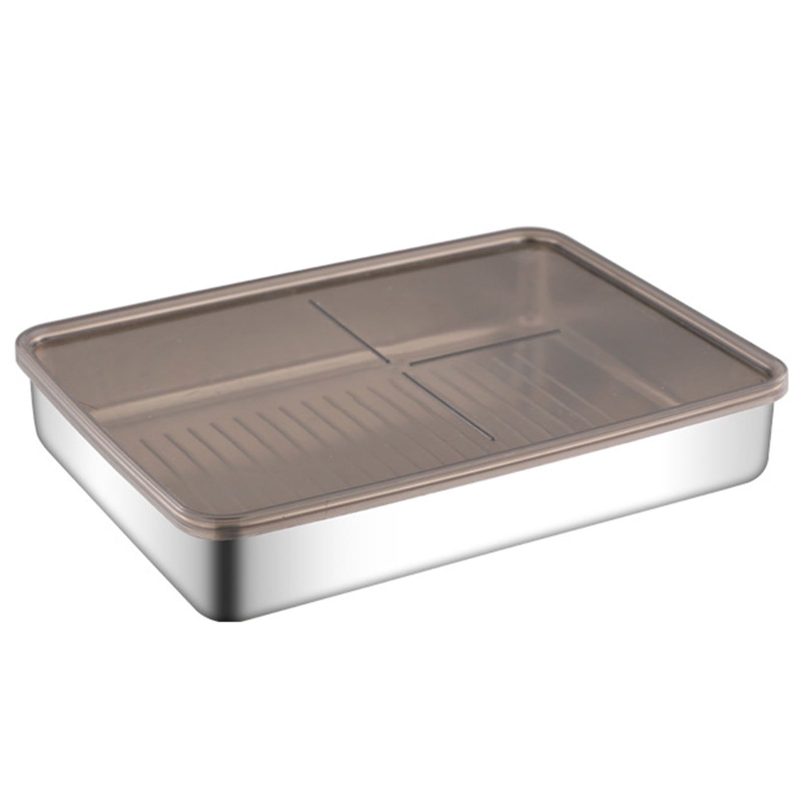 Warkul Refrigerator Stainless Steel Cheese Container Elevated Base ...