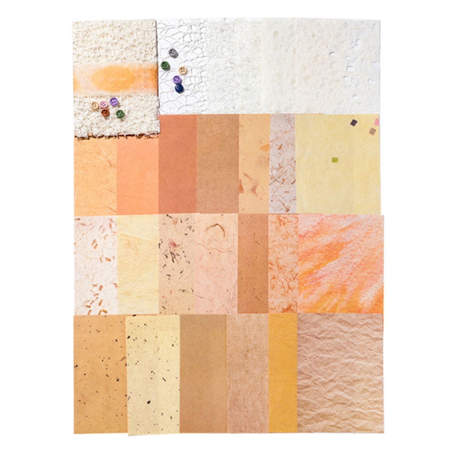 Warkul Retro Style DIY Scrapbook Paper Decoration Mesh Fabric Assorted ...