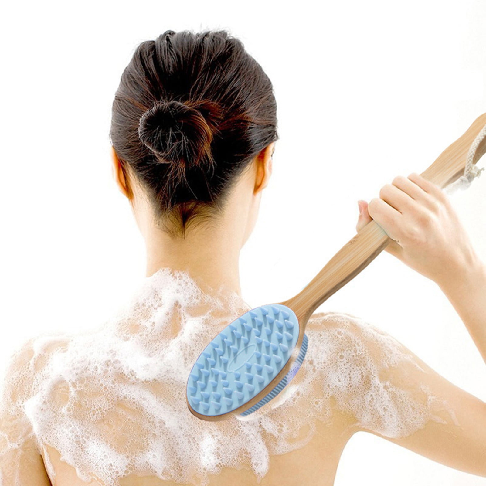 Warkul Shower Brush, Long Handle Bath Shower Brush, Back Scrubber, for ...