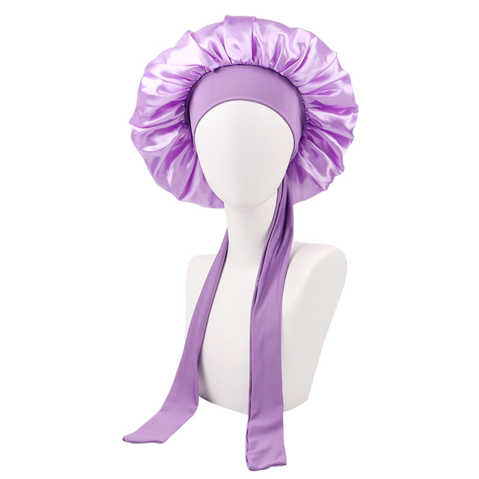Warkul Shower Cap for Women, Adjustable Shower Caps Waterproof Reusable ...