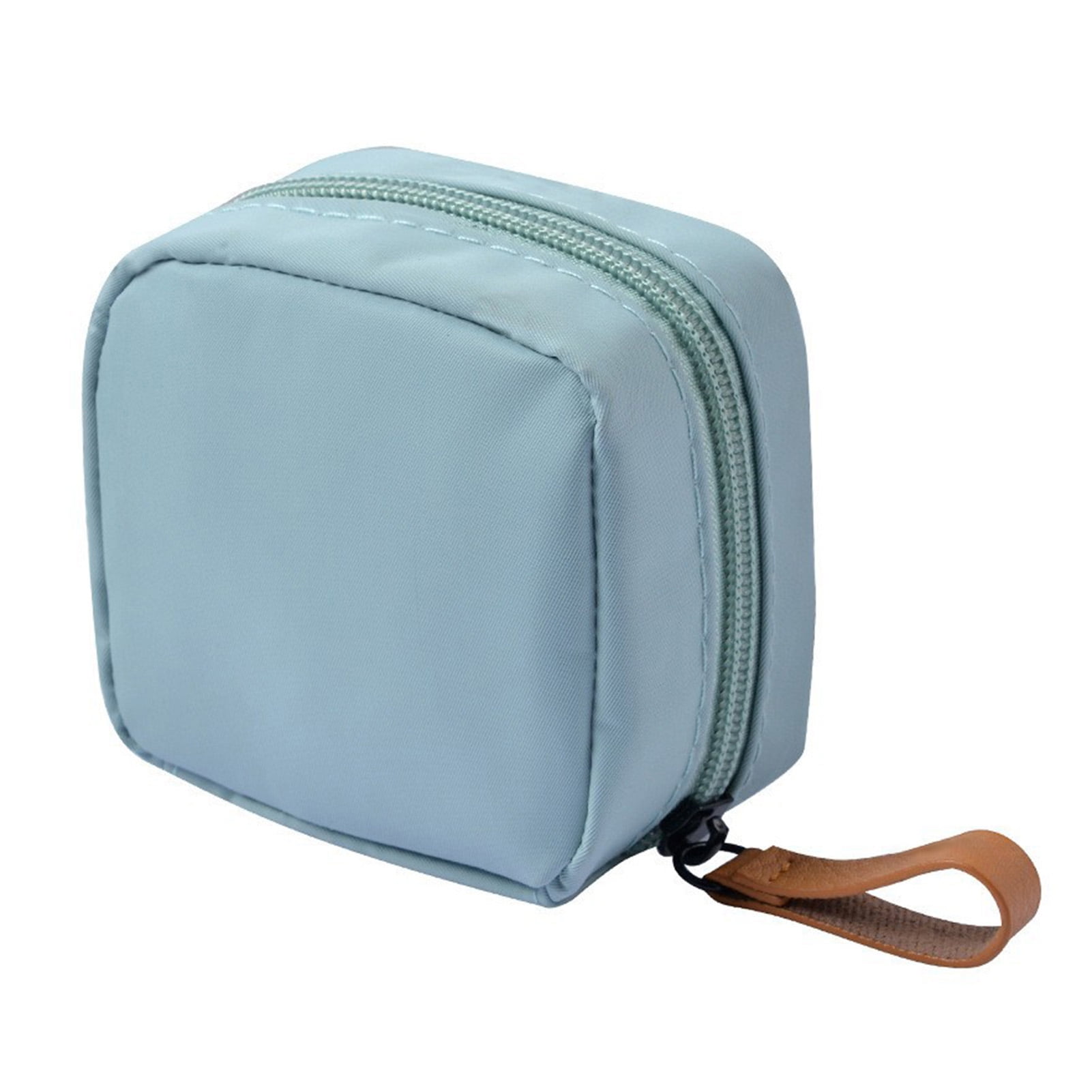 Warkul Small Cosmetic Bag Mini Portable Thickened Smooth Zipper Makeup ...