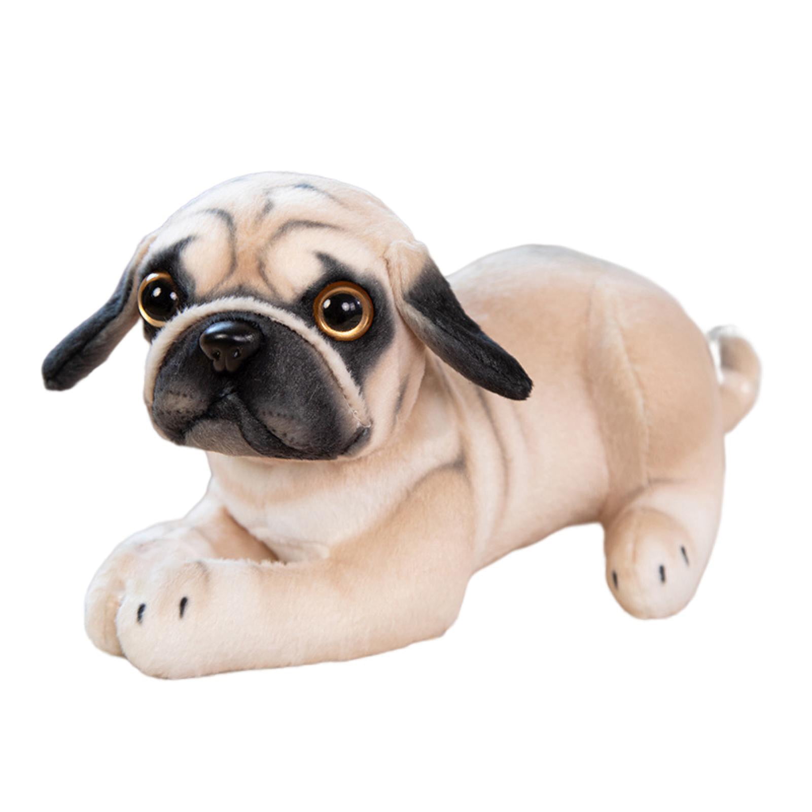 Warkul Soft Plush Dog Doll Toy - Simulation Lying Dog Plush Toy Stuffed ...