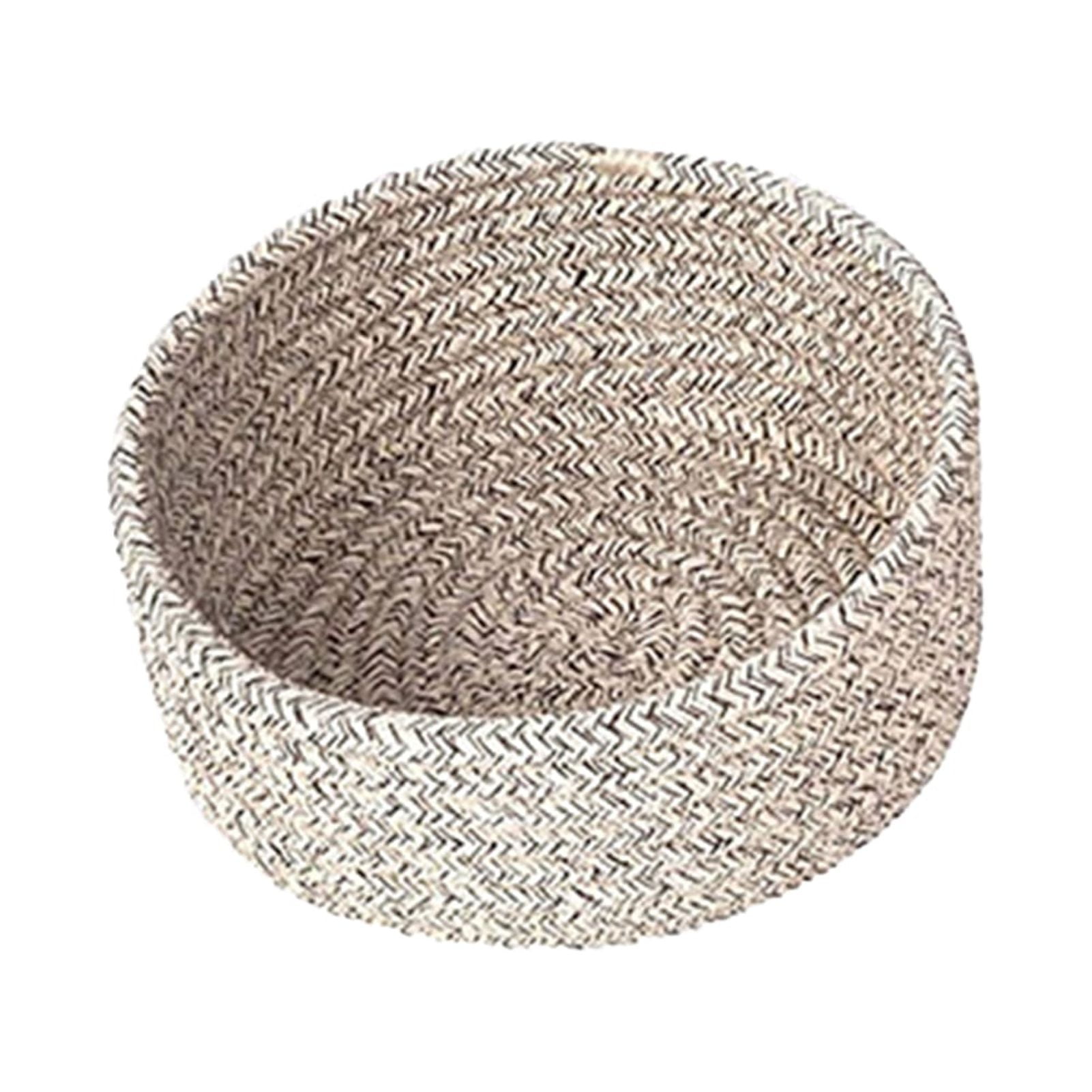 Warkul Storage Basket Container Sturdy Cotton Rope Woven Basket for ...