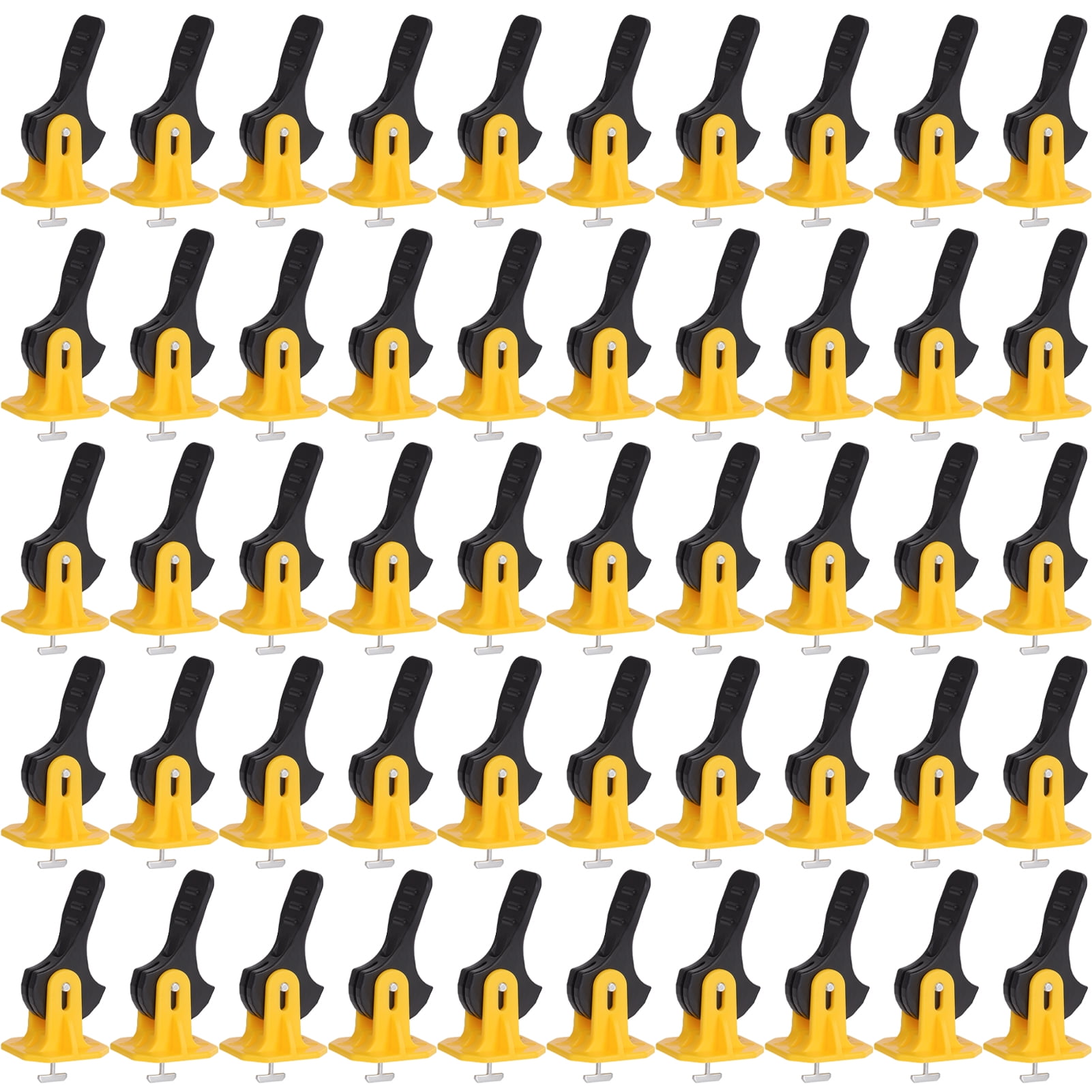 Warkul Tile Spacers Leveling System Kit - 50Pcs Adjustable, Reusable ...