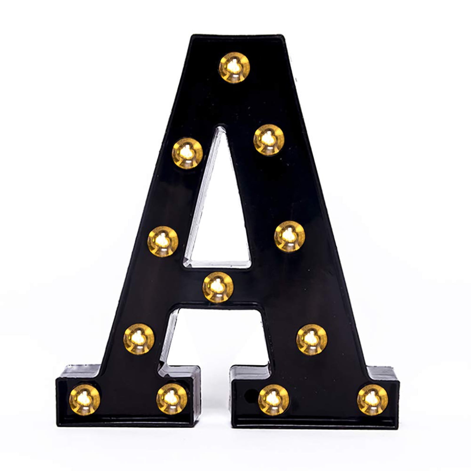 Warkul Versatile Waterproof Battery Powered LED Alphabet Lights Sign ...