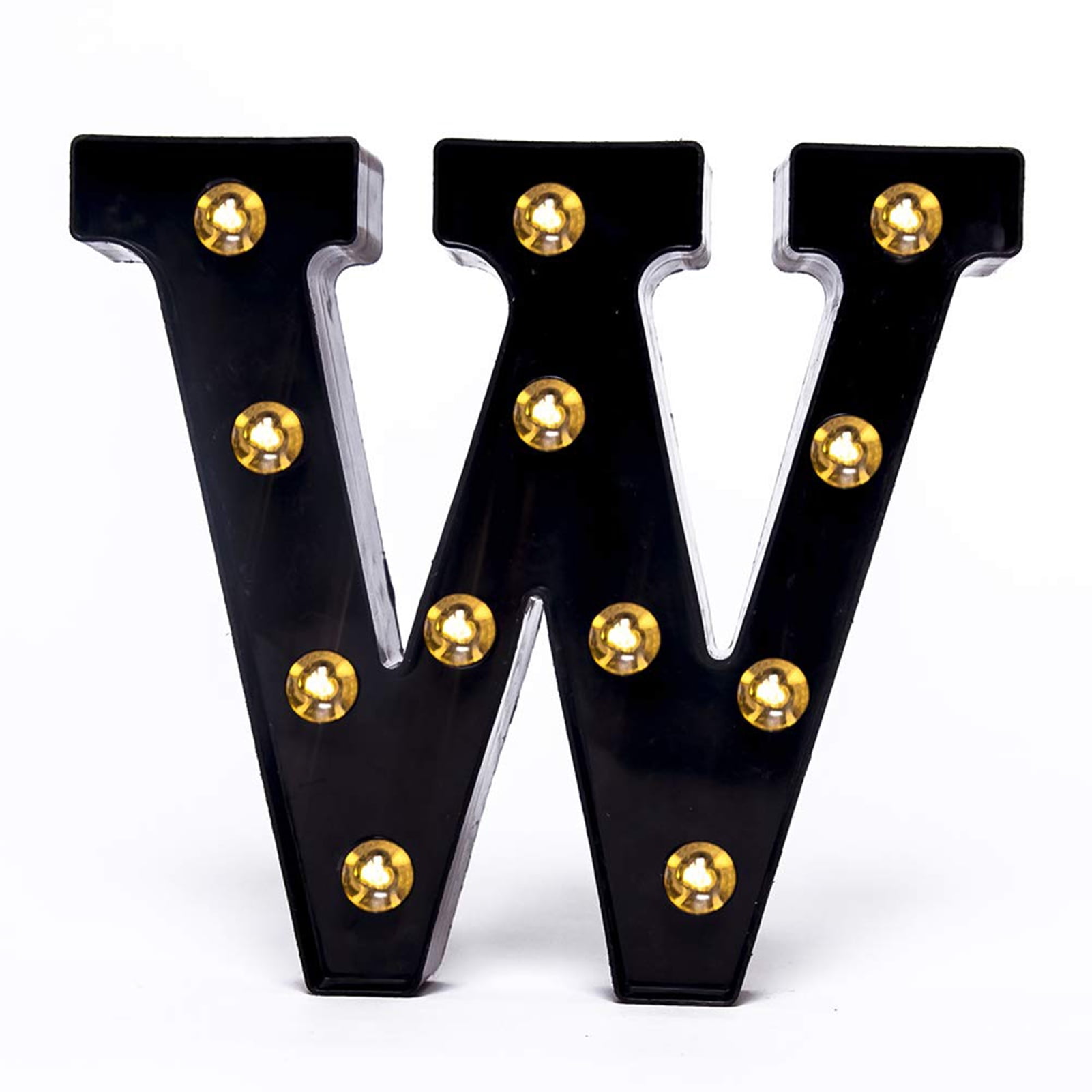 Warkul Versatile Waterproof Battery Powered LED Alphabet Lights Sign ...