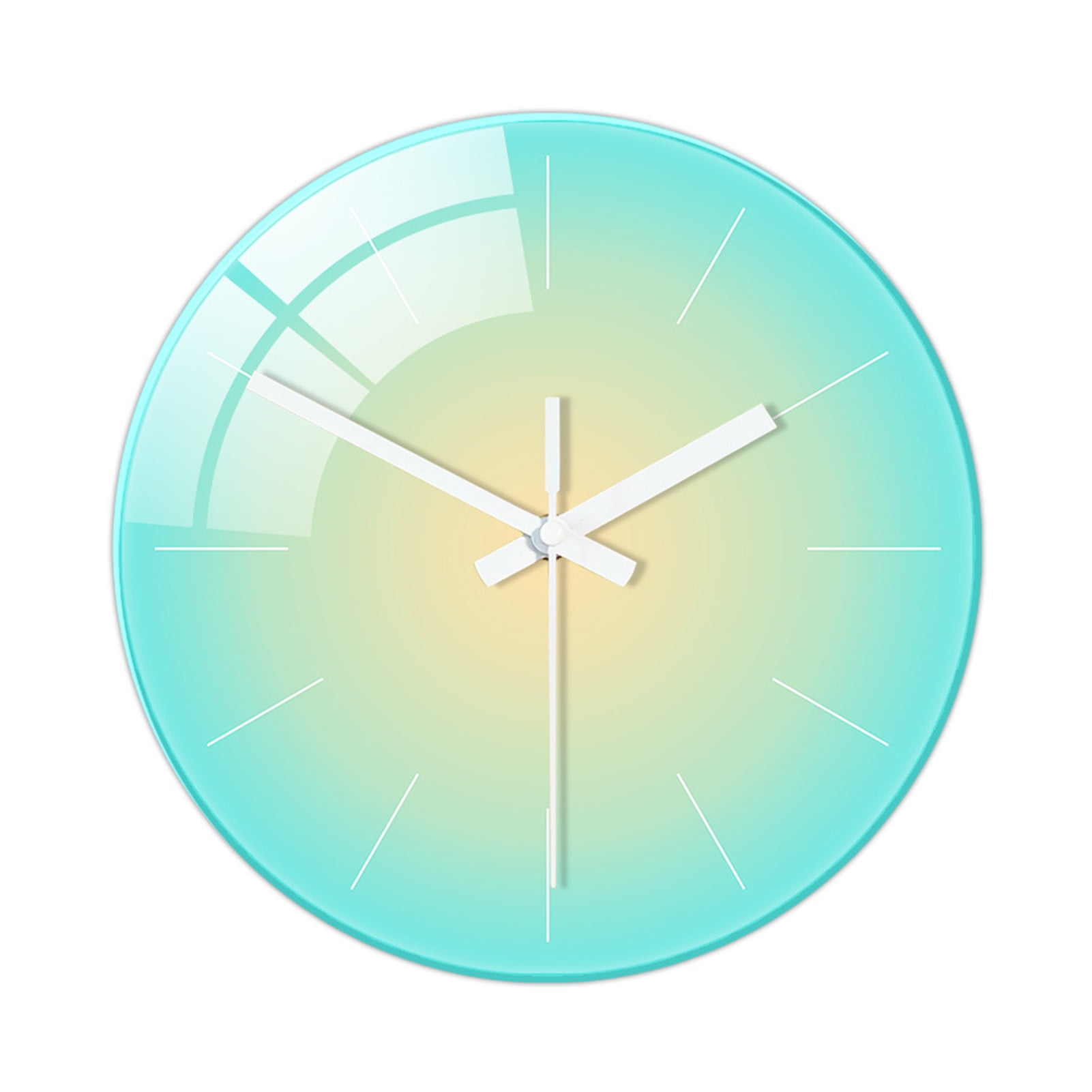 Warkul Wall Clock Silent Modern Battery Operated Easy to Read Quiet ...
