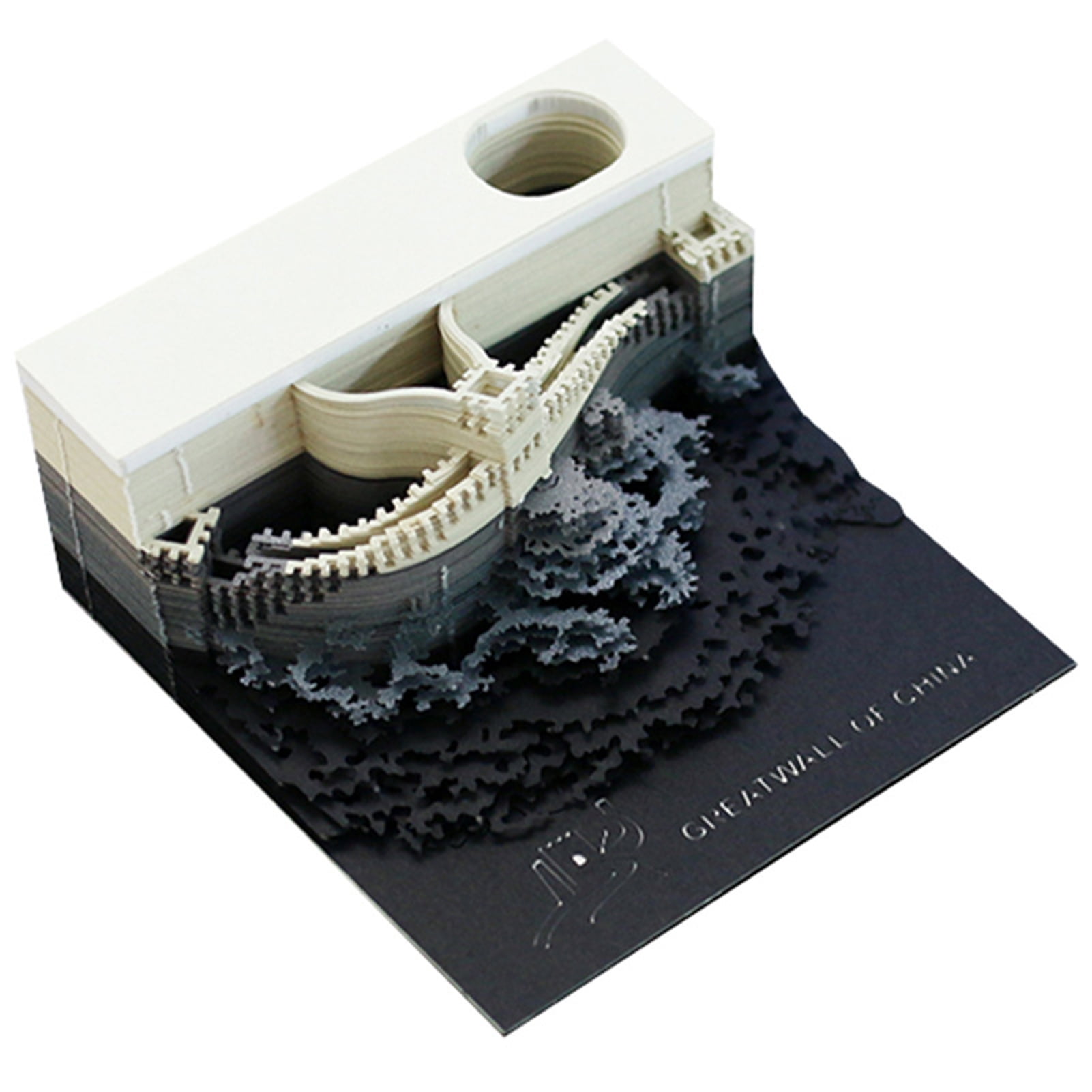 Warkul Weekly Calendar Creativity 3D Castle Calendar with LED Lights ...