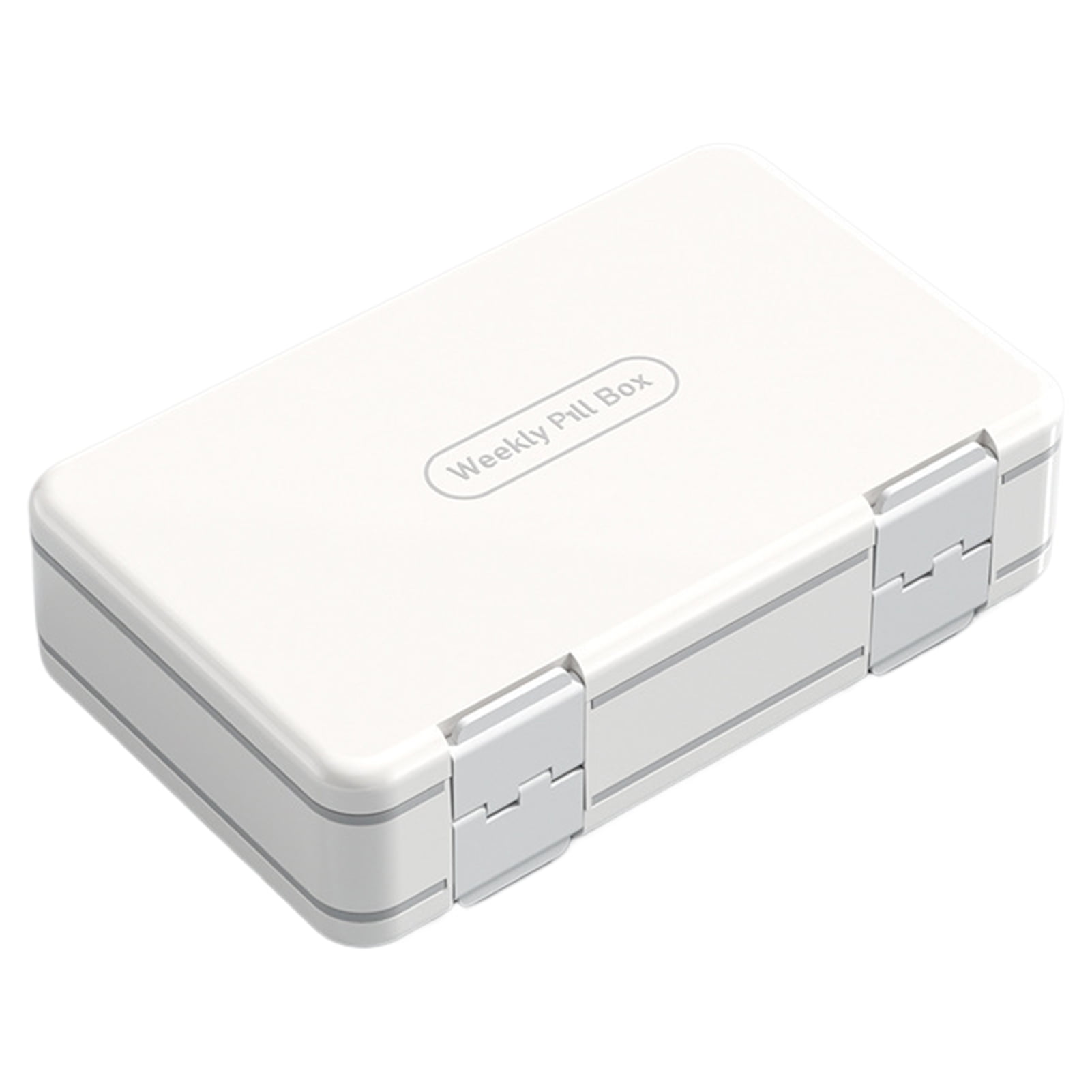 Warkul Weekly Pill Organizer 24 Compartments 3 Times One Day Double ...