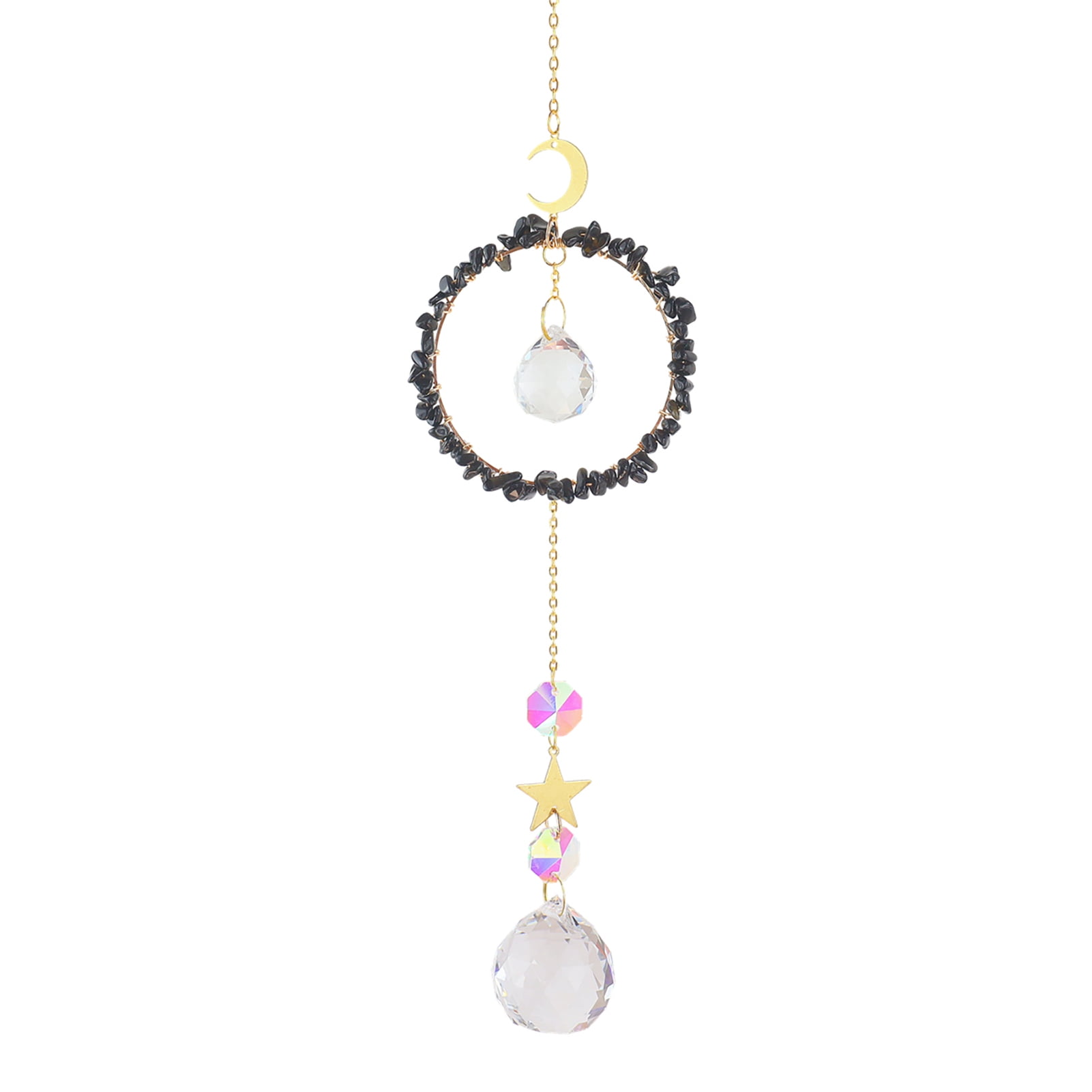 Warkul Wind Chimes for Outdoor Indoor Decor, Sun Catcher with Chain ...