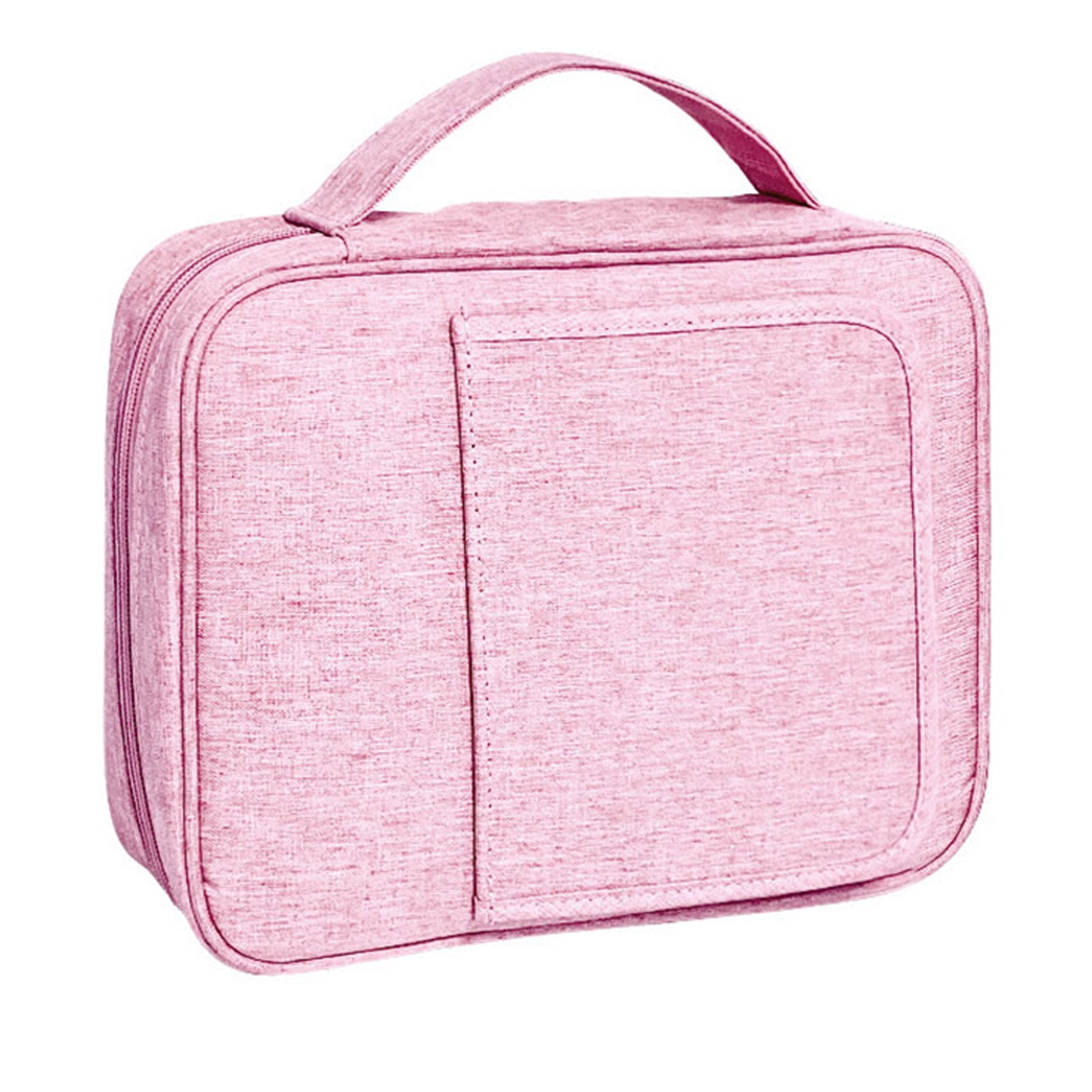 Warkul Zipper Binder Bag with Handle Large Capacity Waterproof Document ...