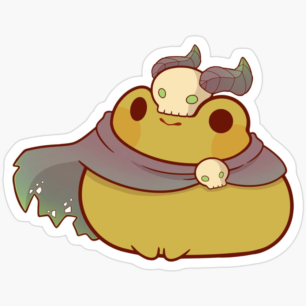 Warlock Frog Sticker Phone Decal Water Bottle Stickers Car Decals ...