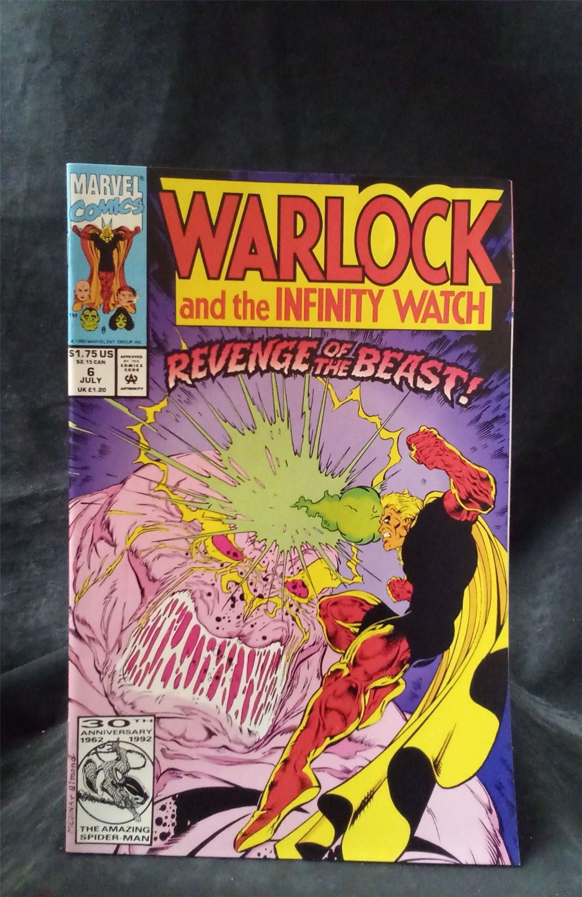 Pre-Owned Warlock and the Infinity Watch #6 1992 Marvel Comics Comic ...