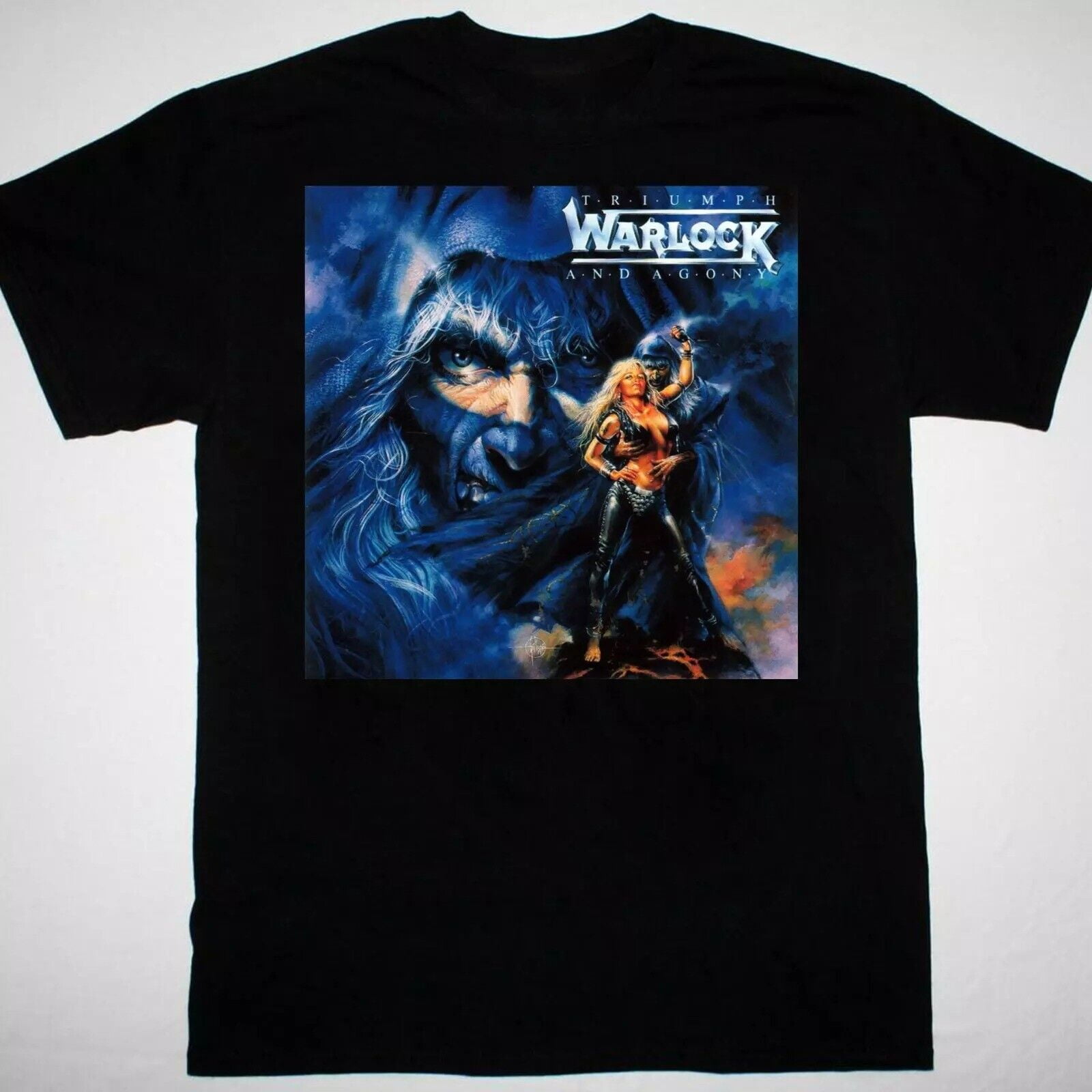 Warlock band poster Doro T-shirt Black Short Sleeve - Walmart.com