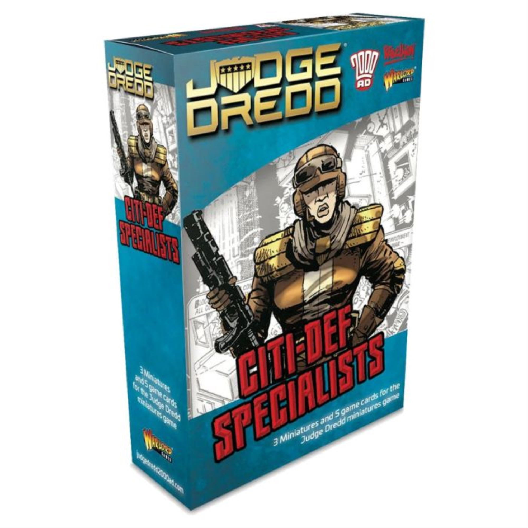Warlord Games 2000 AD Judge Dredd Miniatures Game Citi-Def Specialists ...