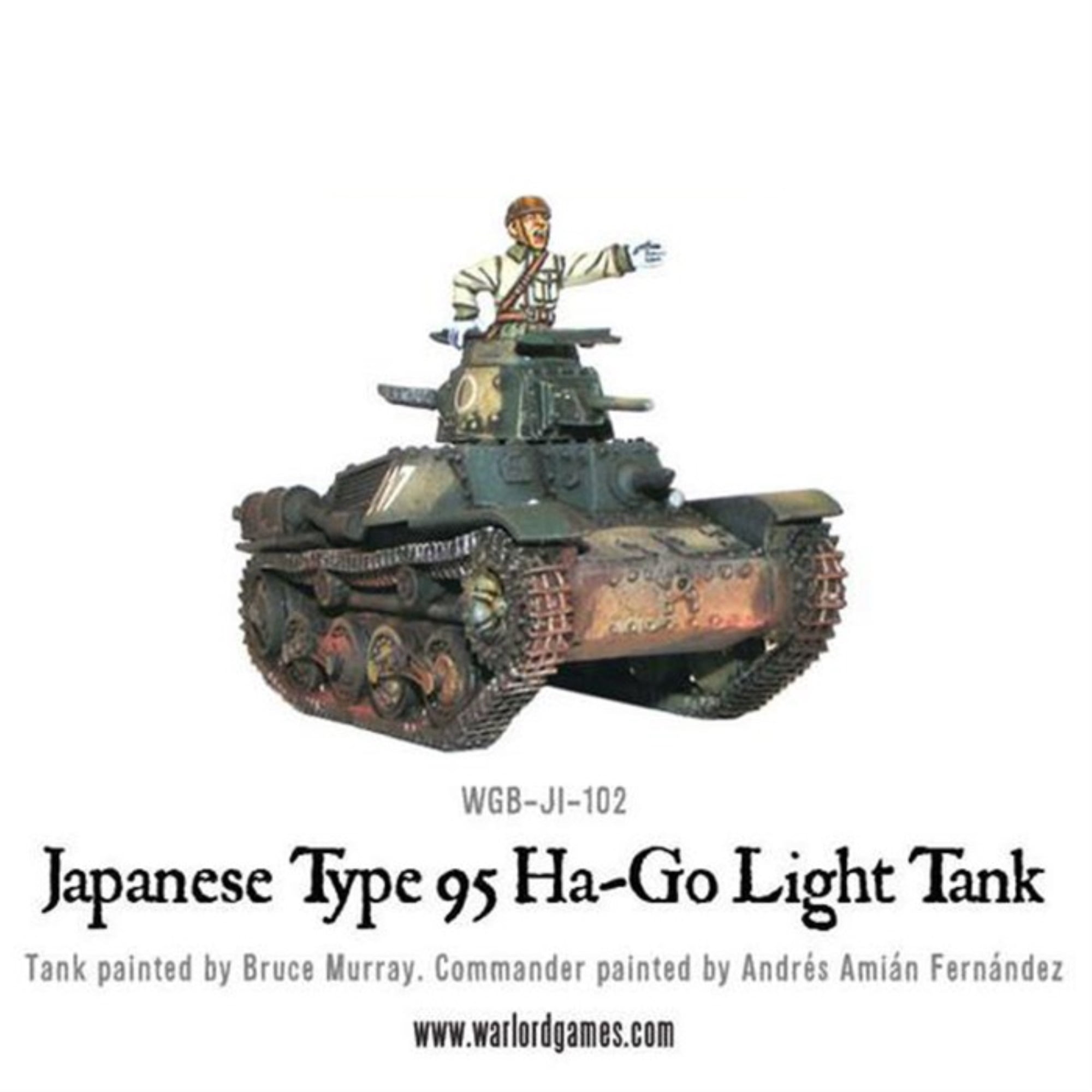 Warlord Games Bolt Action Japanese Type 95 Ha-Go Light Tank 402416005 ...