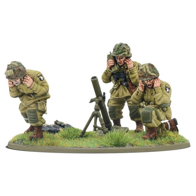 Warlord Games WRL403413101 Bolt Action US Airborne D-Day Medium Mortar ...