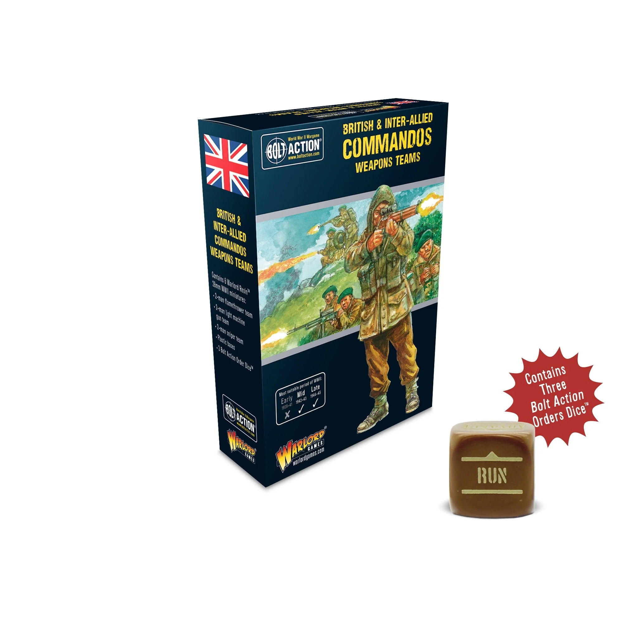 Warlord Games British & Inter-Allied Commandos Weapons Teams New ...