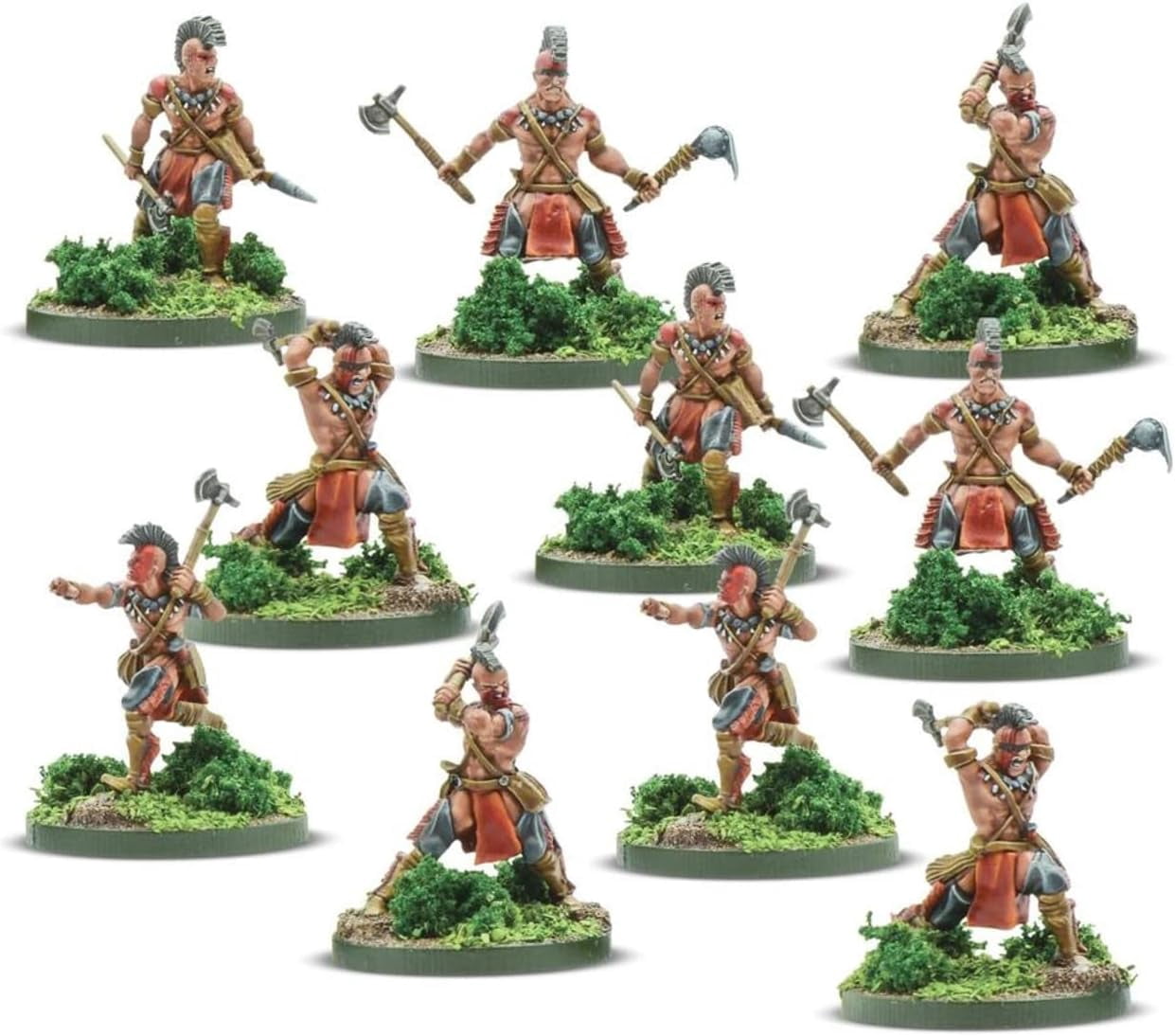 Warlord Games Mohawk Warriors w/Tomahawks New - Walmart.com