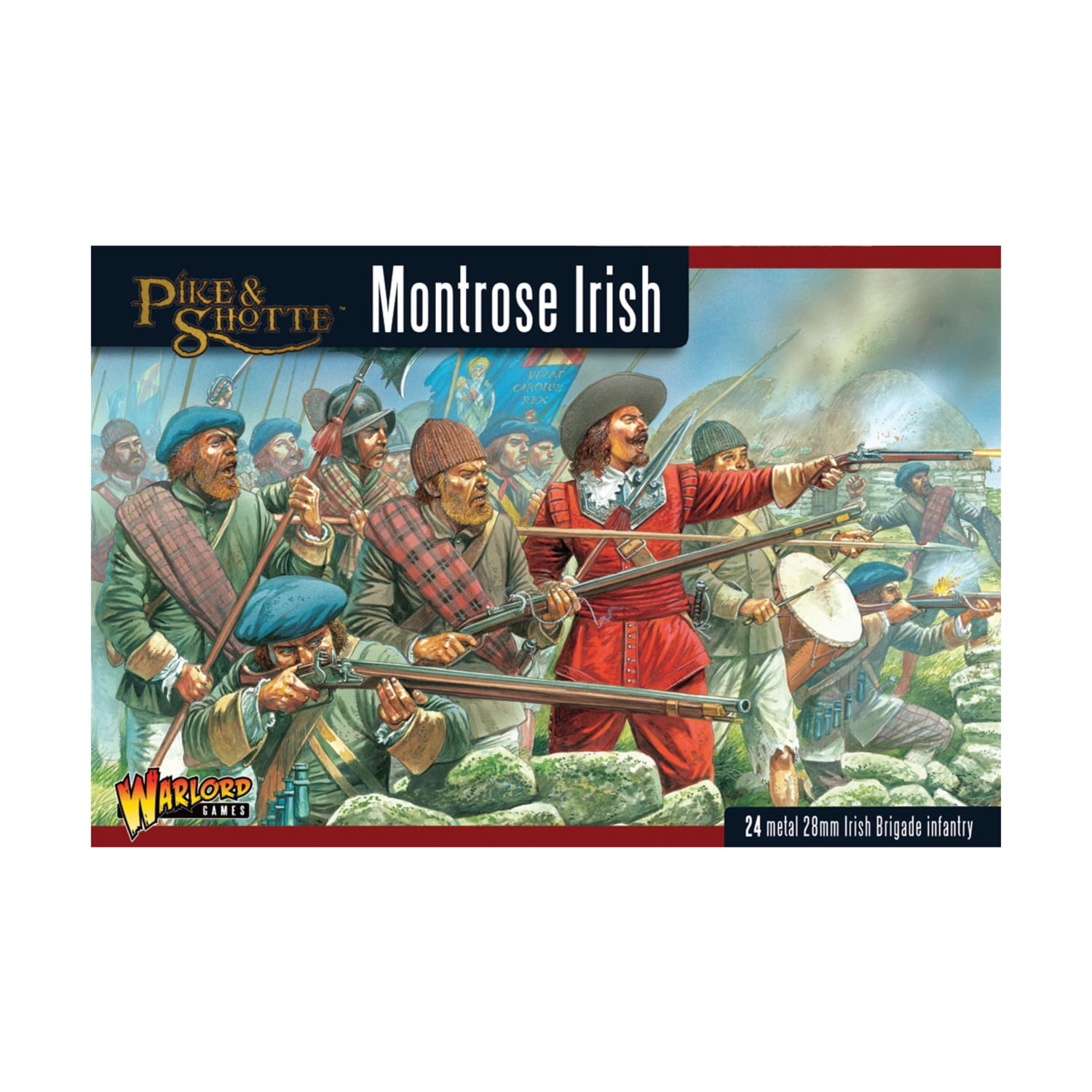 Warlord Games Pike & Shotte Montrose Irish Veteran Ireland Army ...
