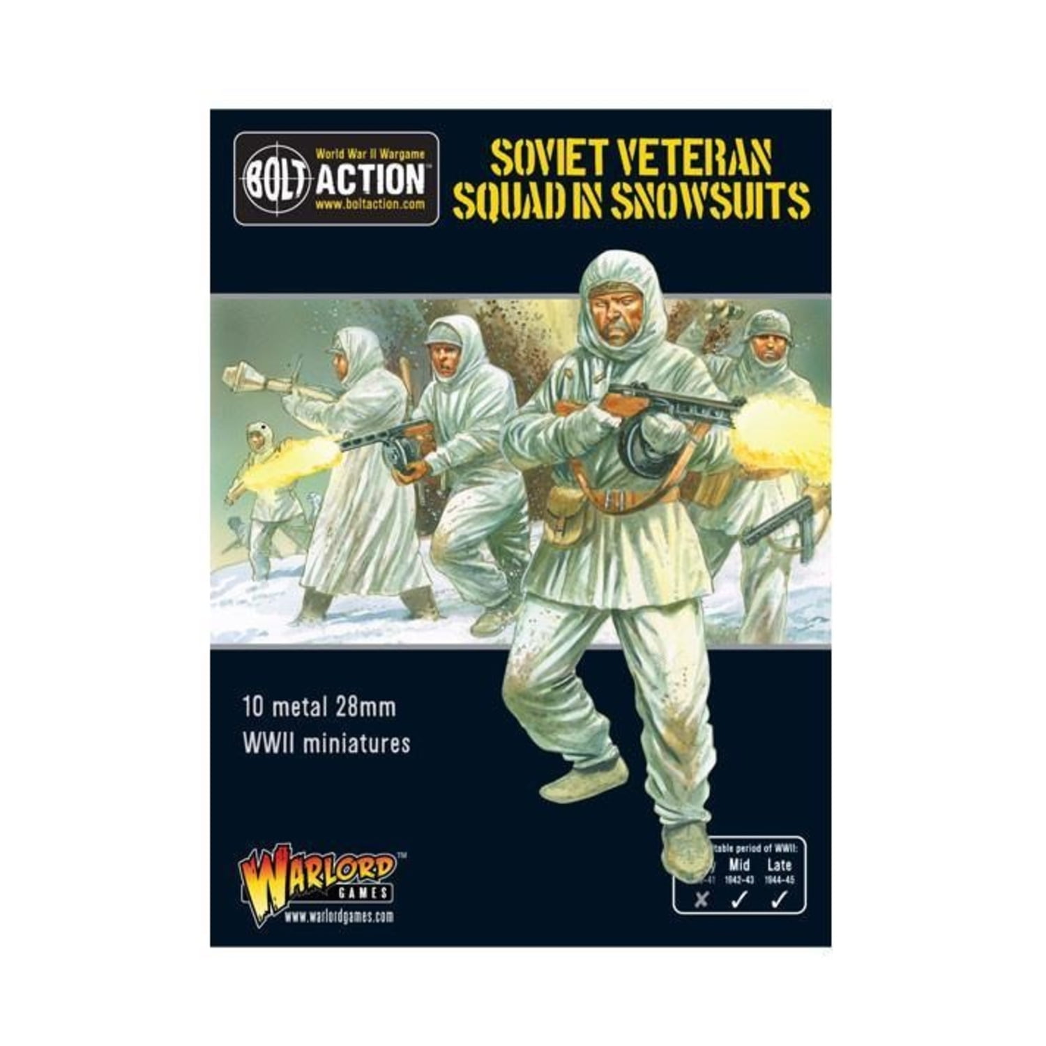 Warlord Games Soviet Veteran Squad in Snowsuits New - Walmart.com