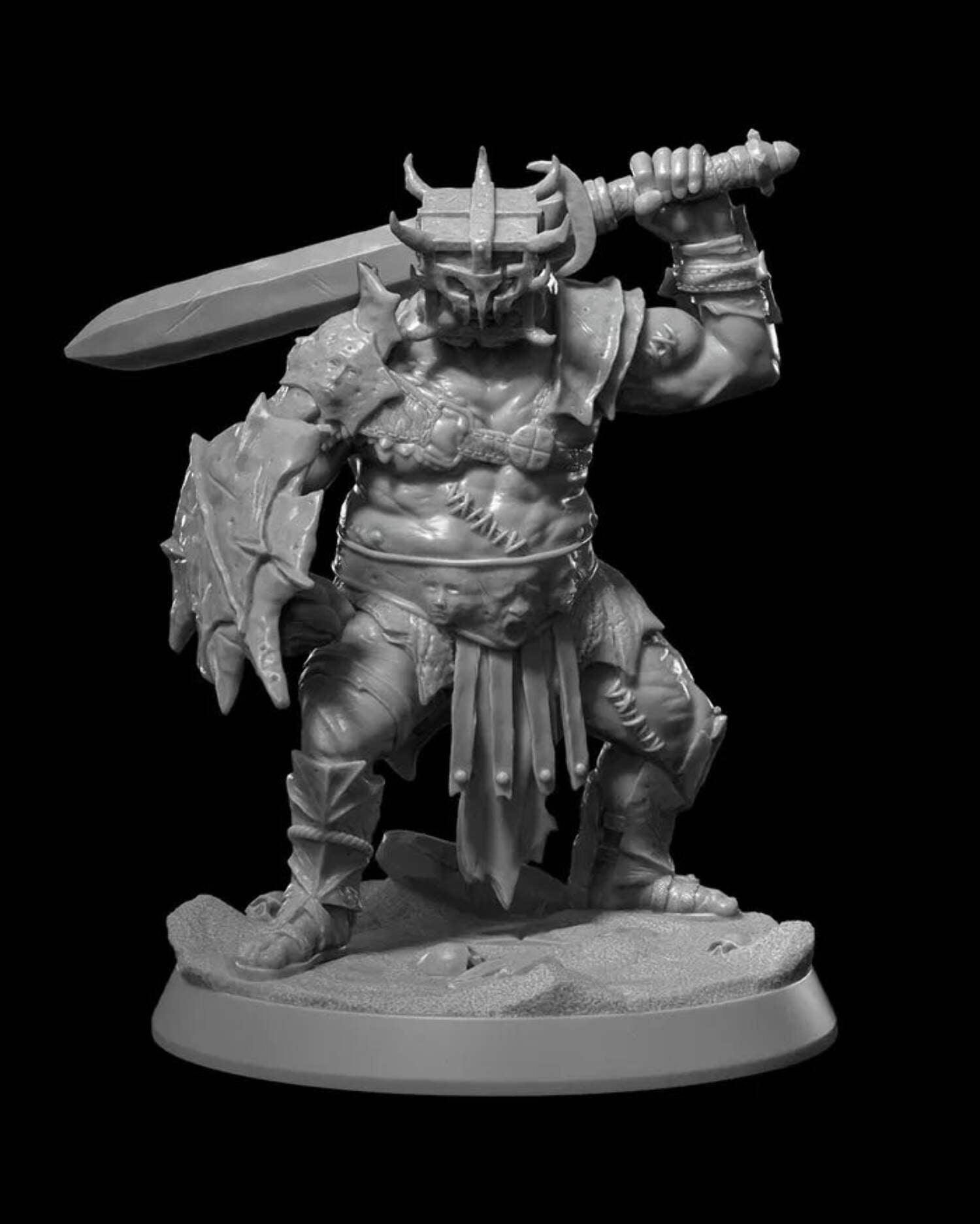 Warlord Orc Champion – 32mm 75mm Miniature for Tabletop RPGs - Walmart.com