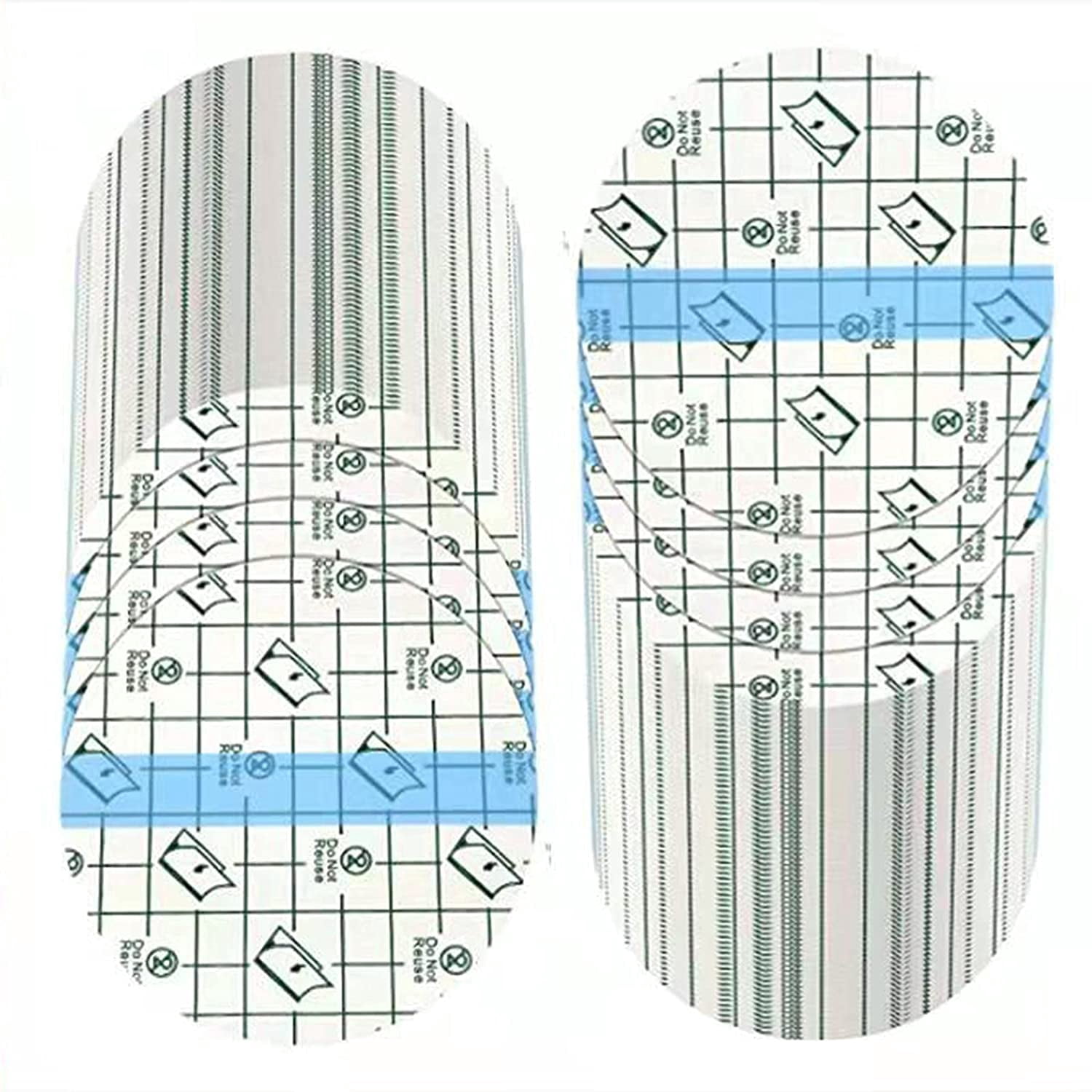 Warm舒100 pieces 4 inch transparent elastic adhesive bandage, waterproof ...