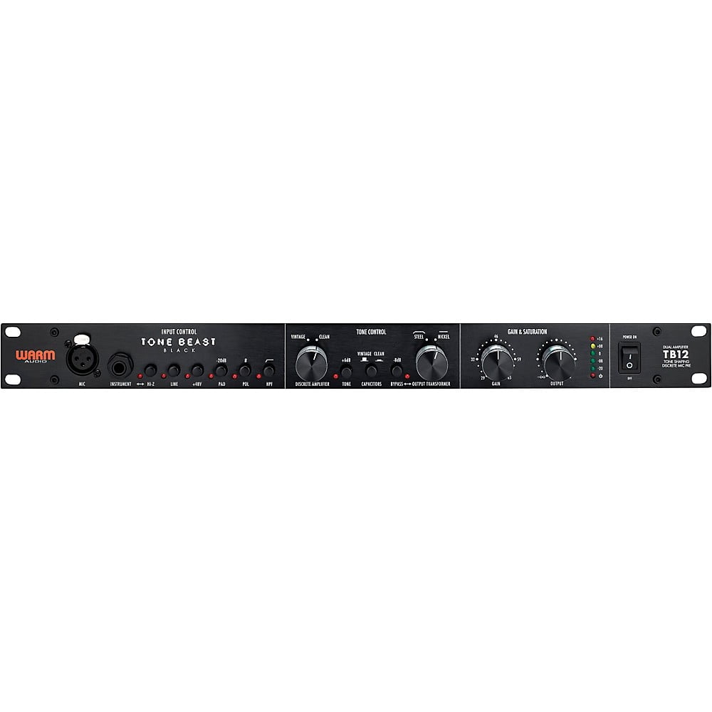 Warm Audio TB12 Black Tonebeast Microphone Preamp - Walmart.com