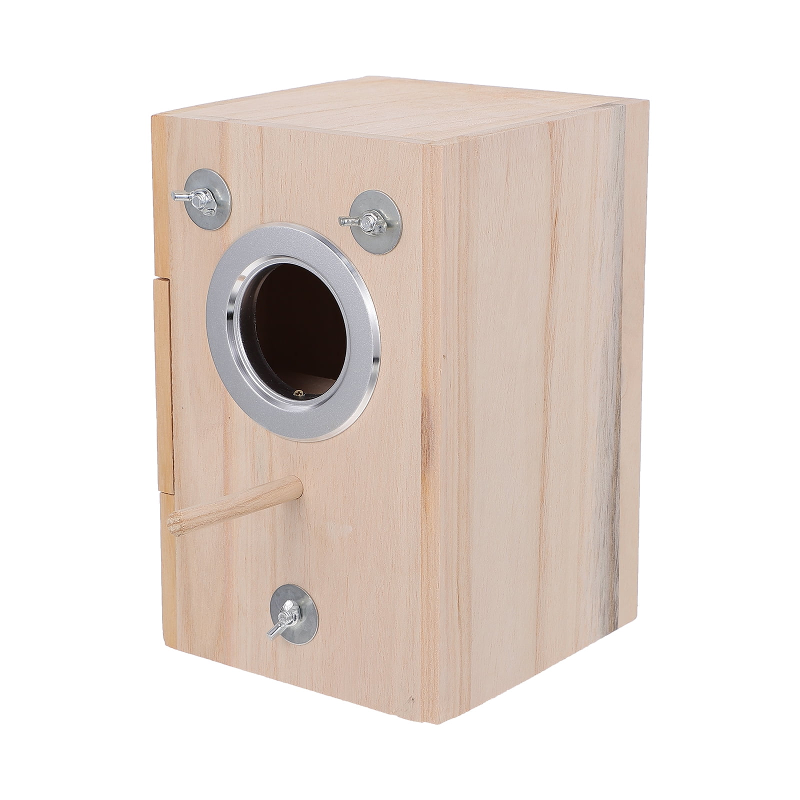 Warm Bird Nest Breeding Box Budgie Nesting with Round Opening - Walmart.com