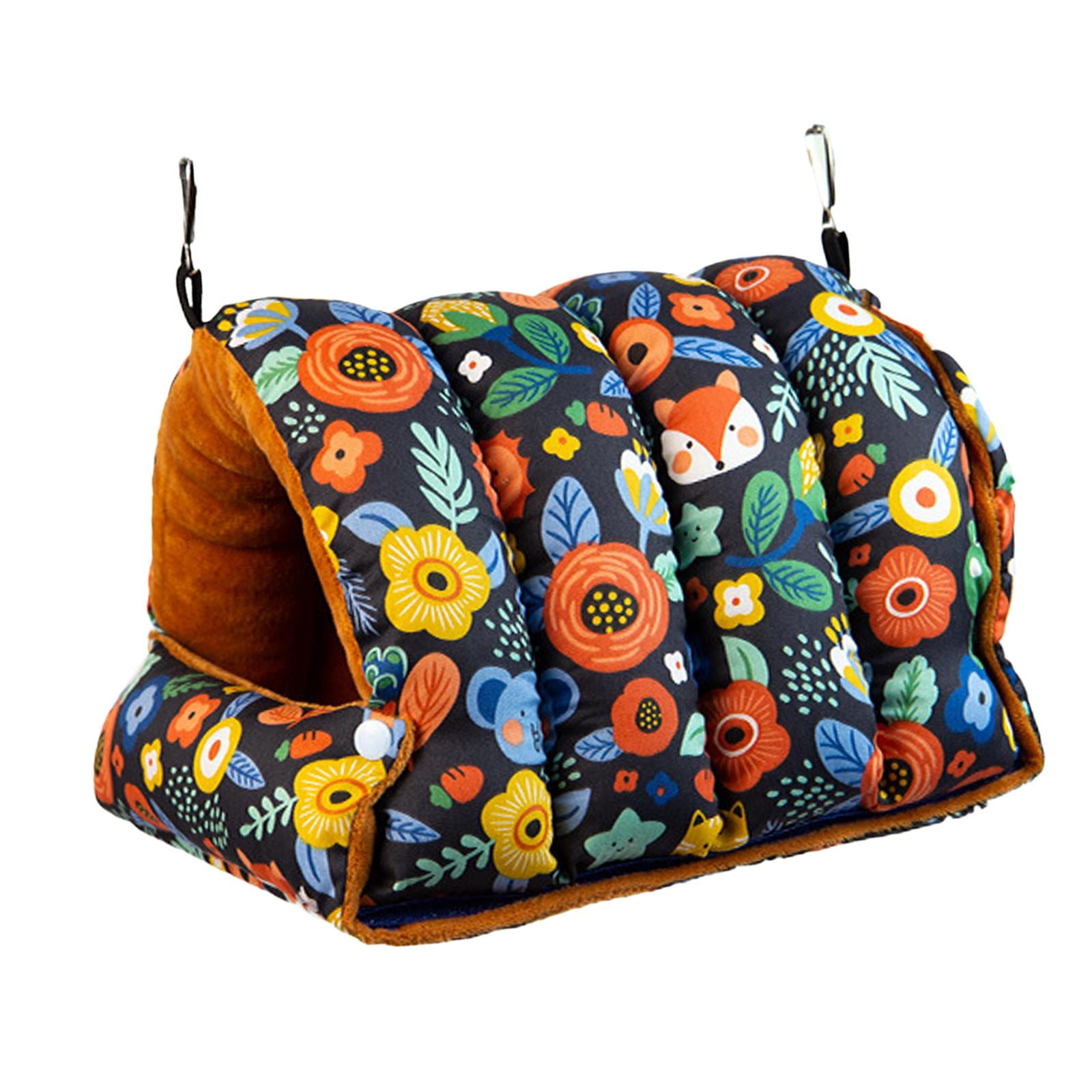 Warm Bird Nest, House Comfortable Parrot Shed Hut Swing Cave Bird ...