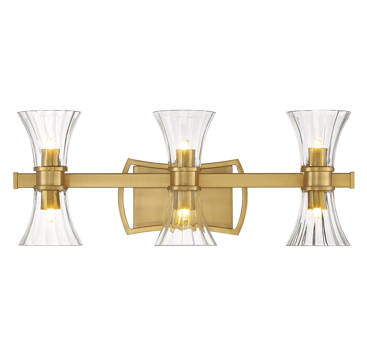 Warm Brass LED Bathroom Vanity from the Bennington Collection - Walmart.com