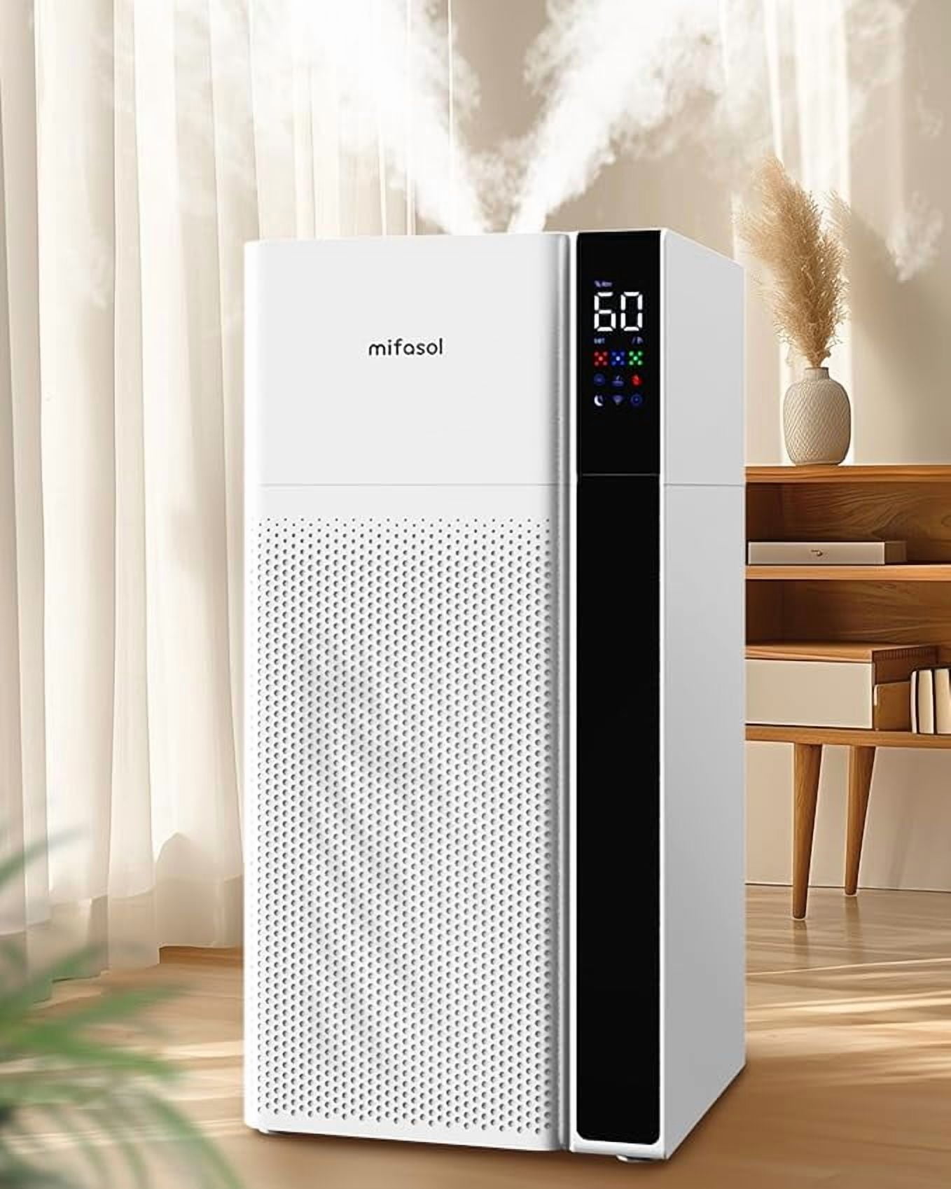 Warm and Cool Mist Humidifier Large Room, 5.3Gal/20L Whole House ...