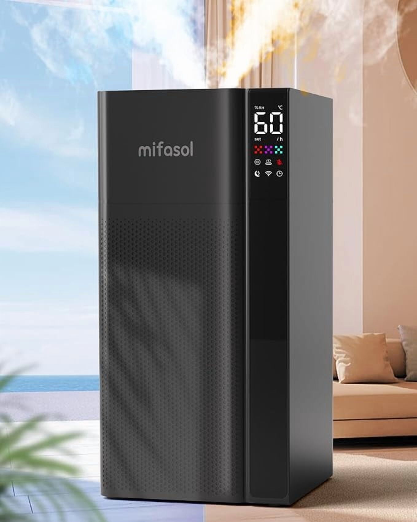 Warm and Cool Mist Humidifier Large Room, 5.3Gal/20L Whole House ...