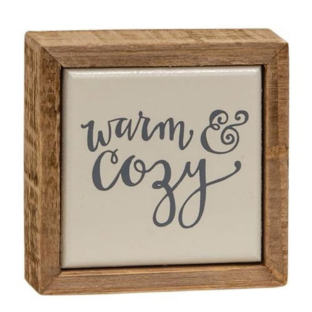 Warm & Cozy Mini Box Sign - Walmart.com