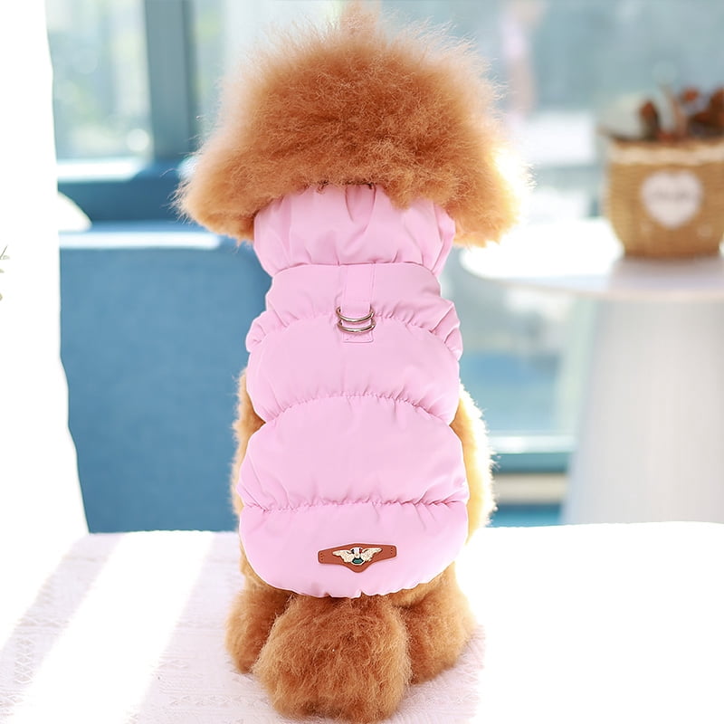 Warm Dog Clothes Vest Soft Cotton Coat Pet Jacket Puppy Chihuahua ...