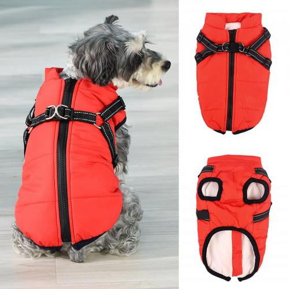 Warm Dog Jacket, Snowproof Windproof Waterproof Dog Winter Coat for ...