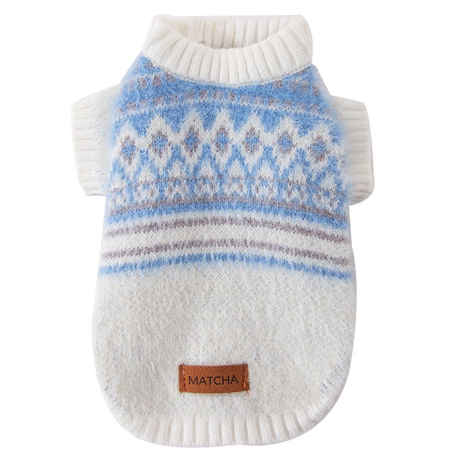 Warm Dog Sweater, Soft Pet Knitwear, Knitted Pullover, Winter Pet ...