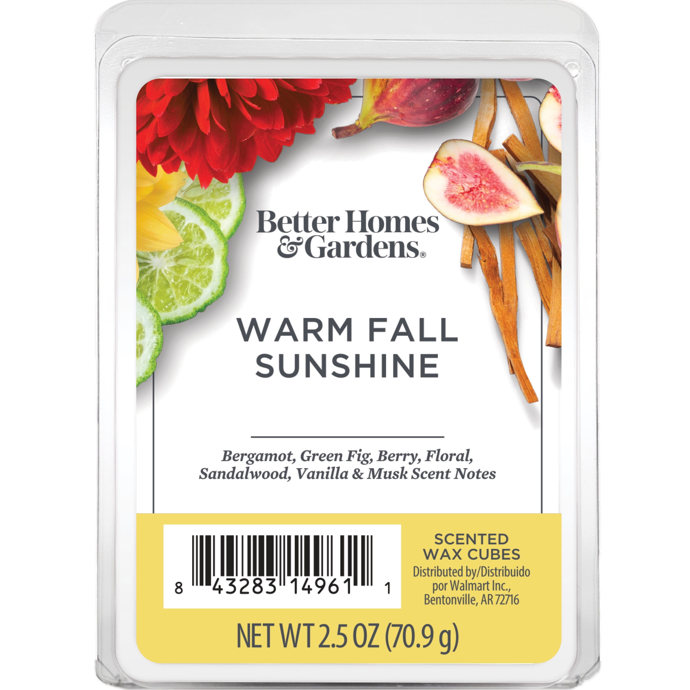 Better Homes & Gardens Warm Fall Sunshine Scented Wax Melts - Walmart.com