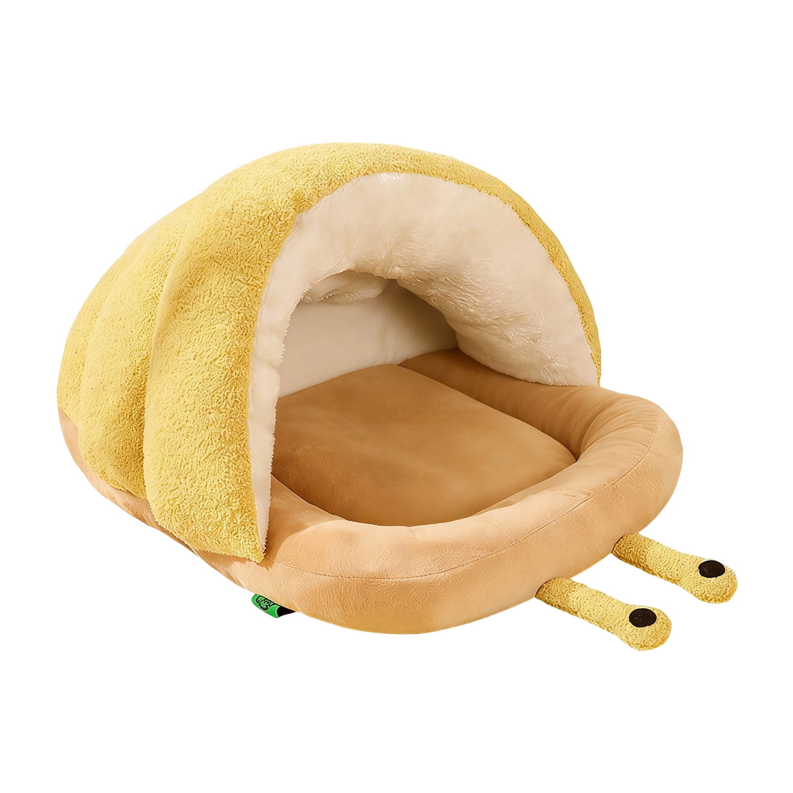 Warm Foldable Enclosed Cabin Pet Bed Cozy Comfortable Indoor Cat Small ...