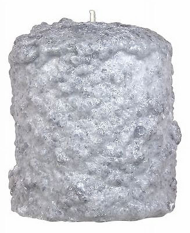 Warm Glow Candle Co. HEARTH Large Hand-Dipped 5" Tall Pillar, - GREY ...