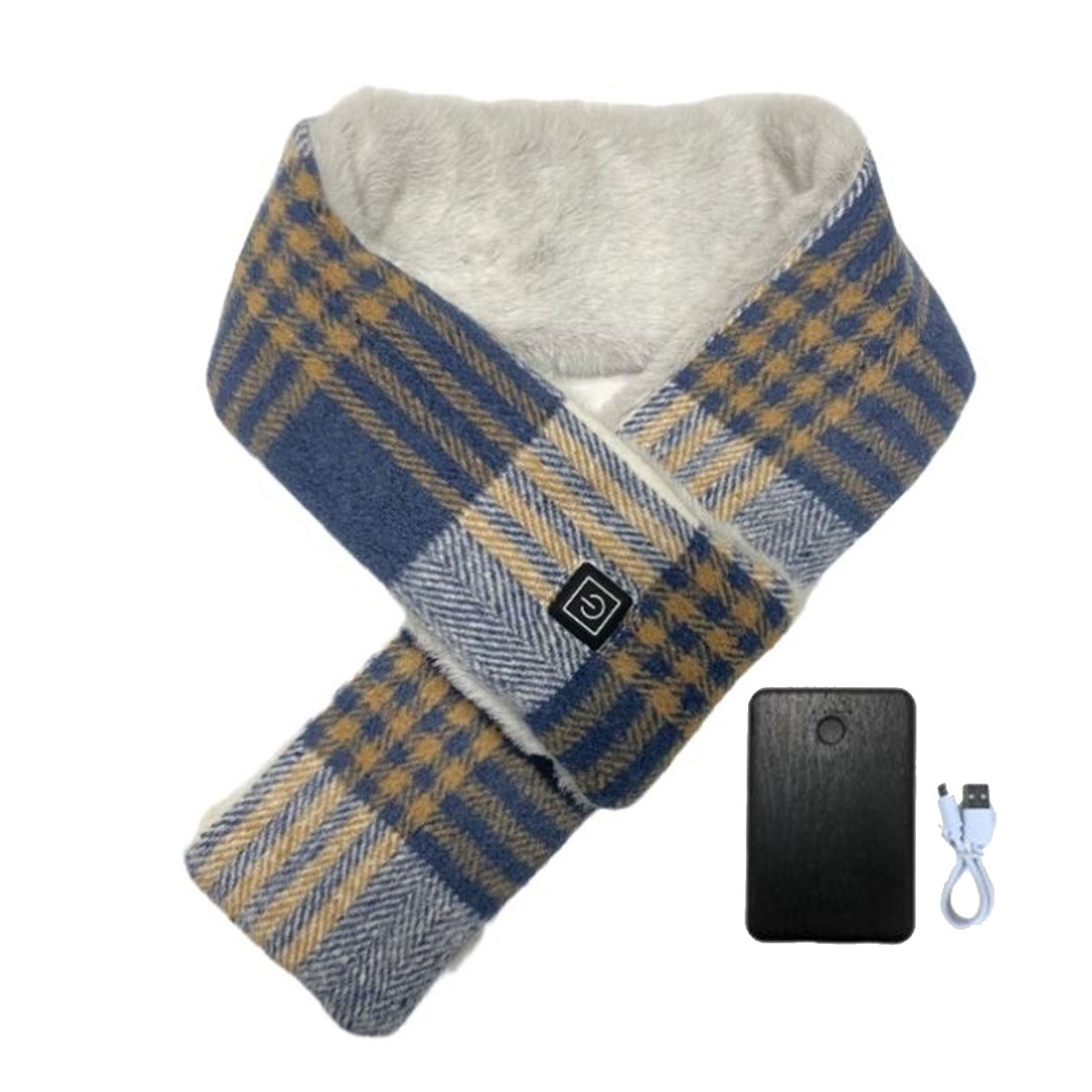 Warm Heated Scarf for Women and Men Rechargeable Electric Heating Scarf ...